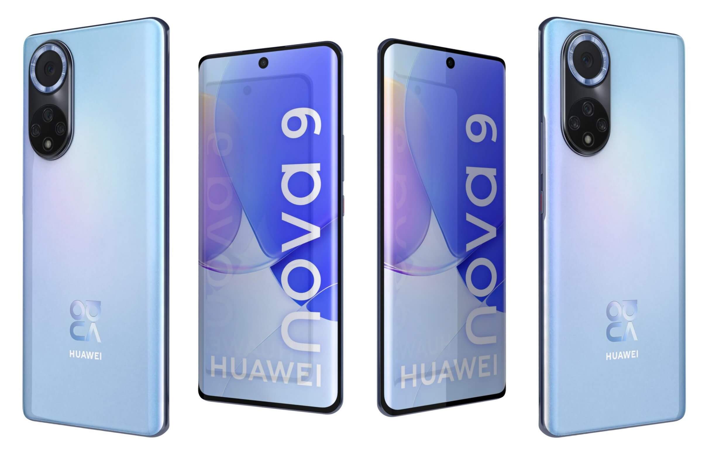 Huawei Nova 9 All Colors - 3D Model by Rever_Art