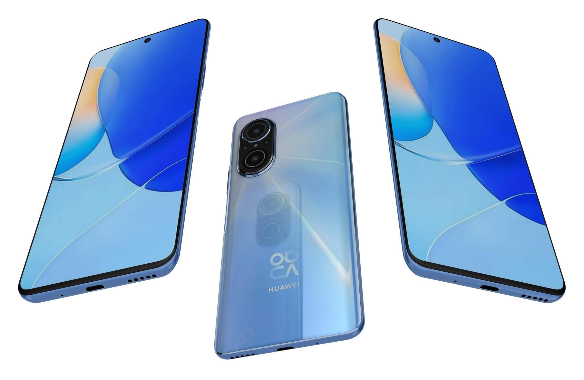 Huawei Nova 9 SE All Colors - 3D Model by Rever_Art