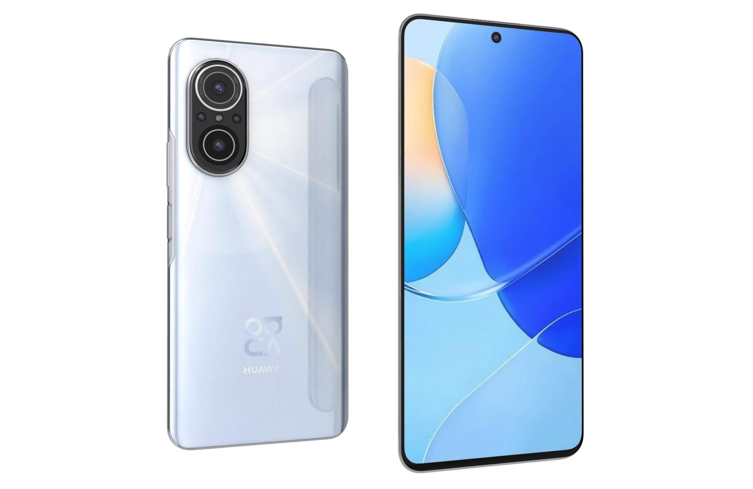 Huawei Nova 9 SE White - 3D Model by Rever_Art