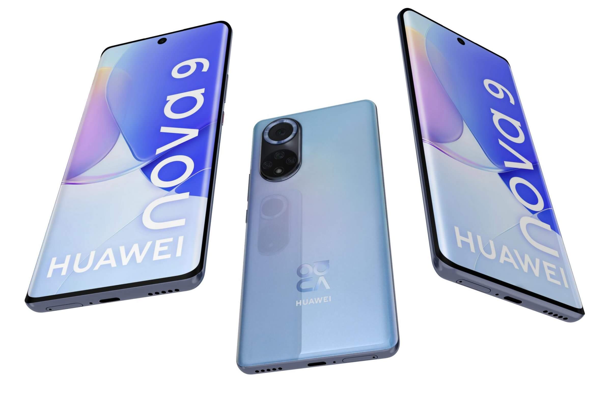 Huawei Nova 9 Starry Blue - 3D Model by Rever_Art