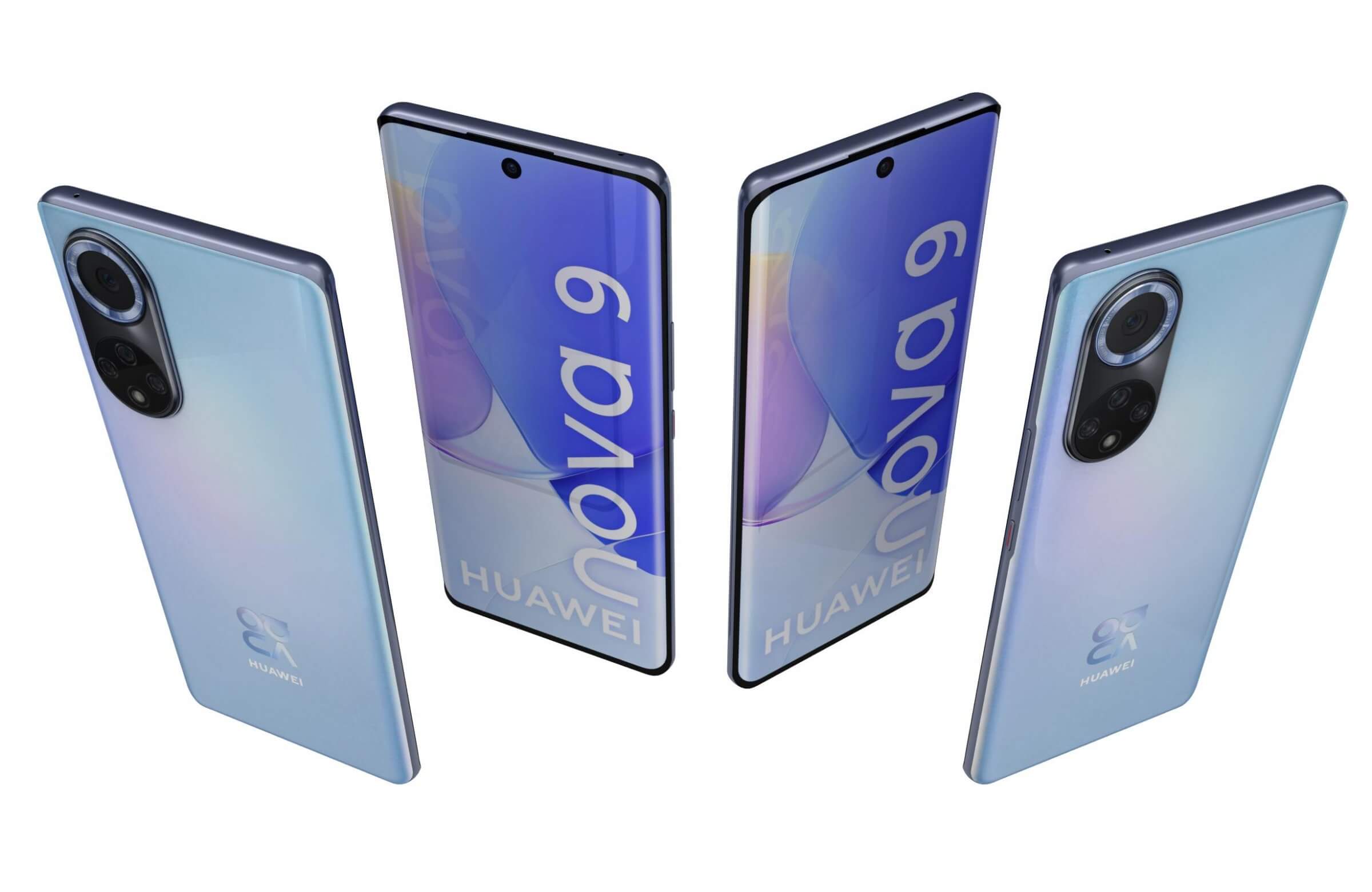 Huawei Nova 9 Starry Blue - 3D Model by Rever_Art
