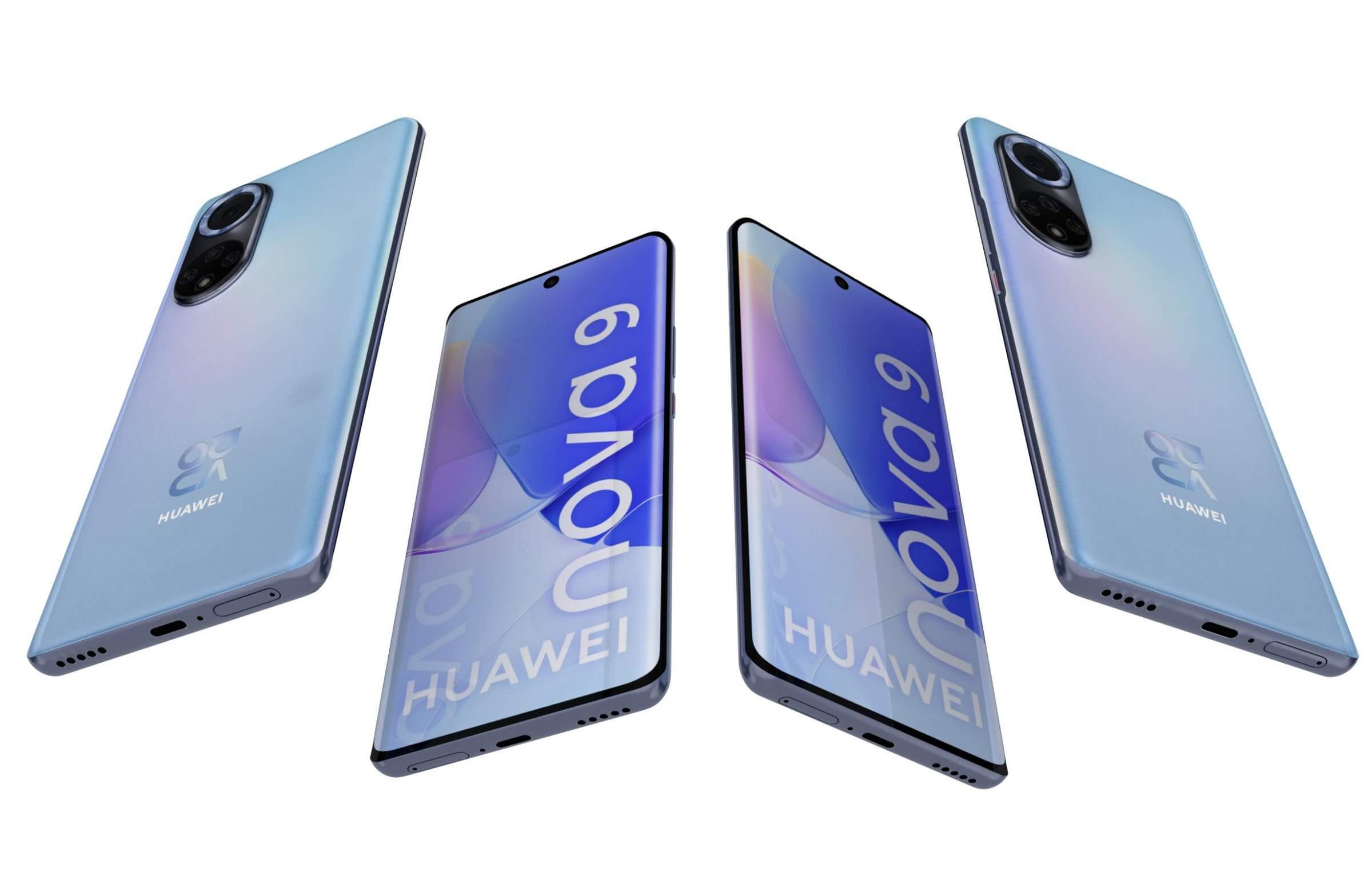 Huawei Nova 9 Starry Blue - 3D Model by Rever_Art