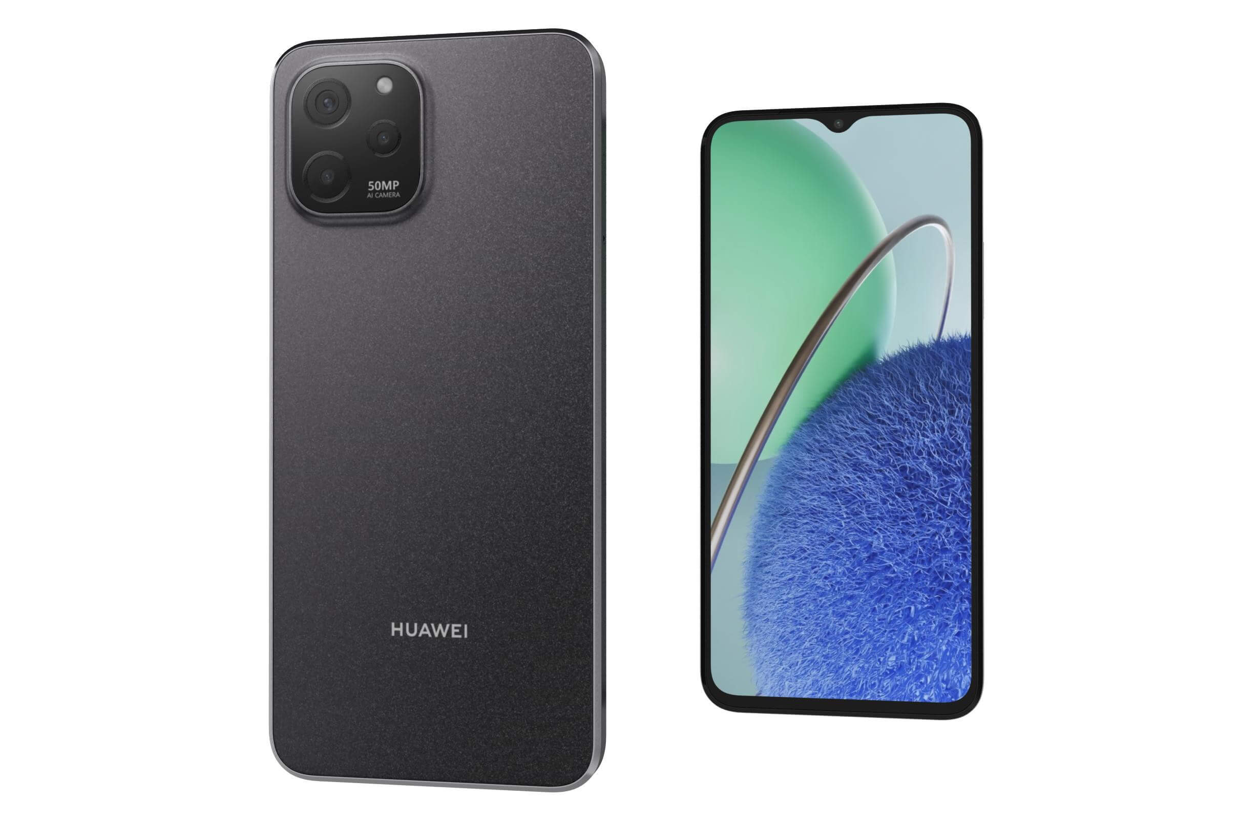 Huawei Nova Y61 Black - 3D Model by Rever_Art