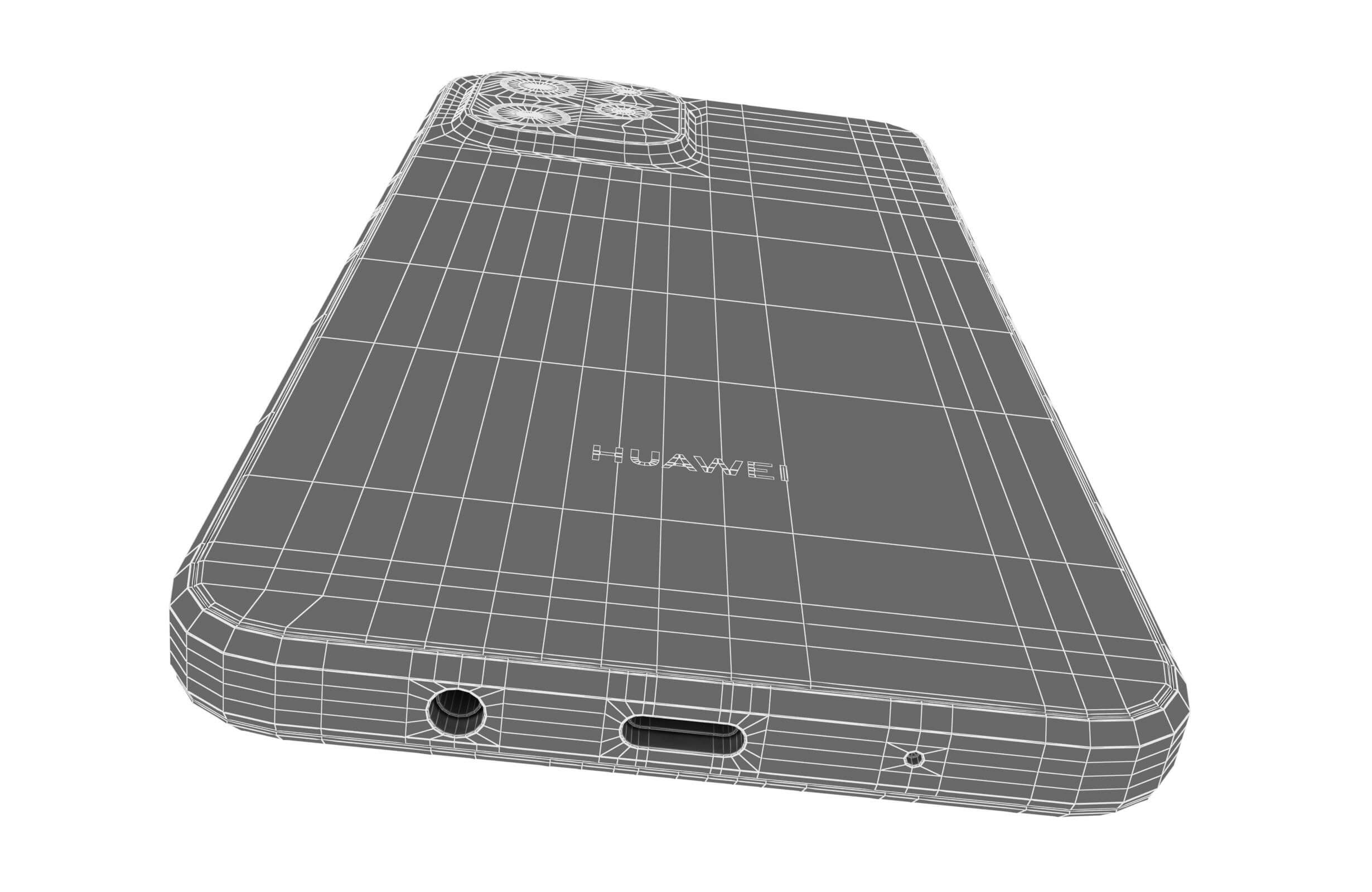 Huawei Nova Y61 Black - 3D Model by Rever_Art