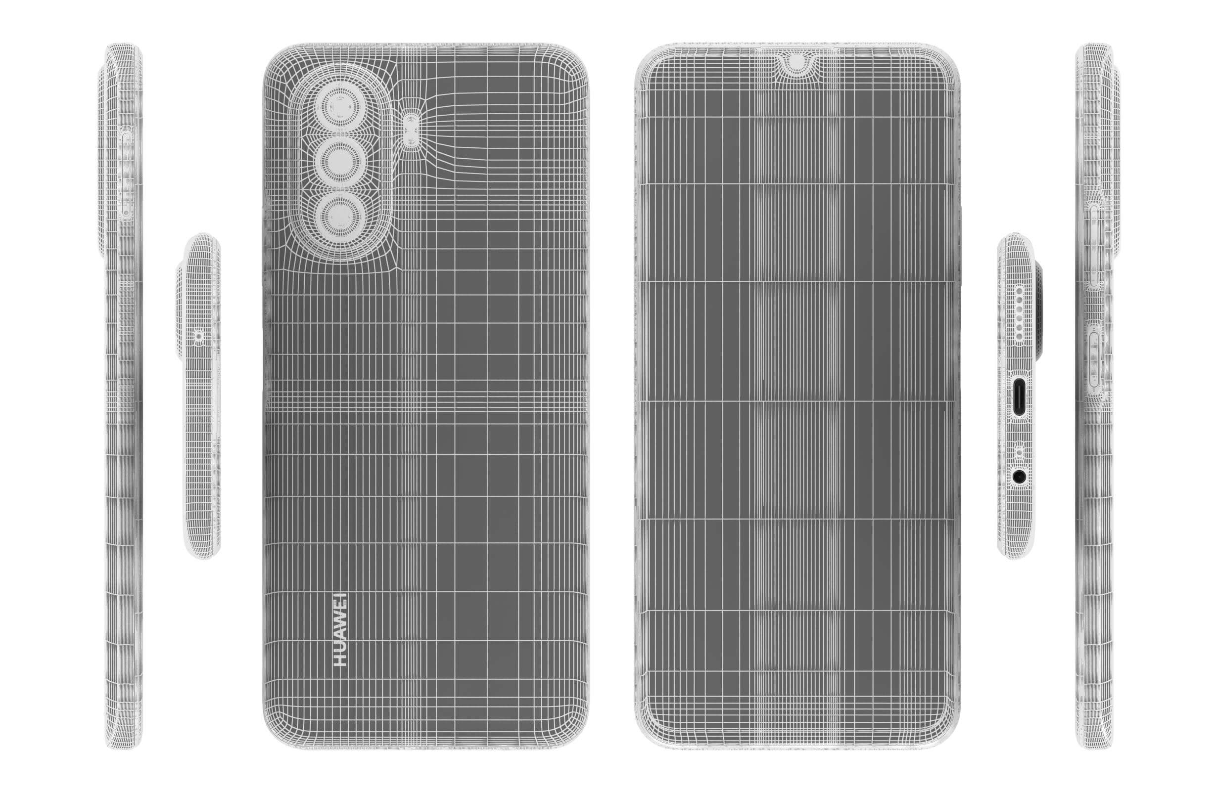 Huawei Nova Y71 All Colors - 3D Model by Rever_Art