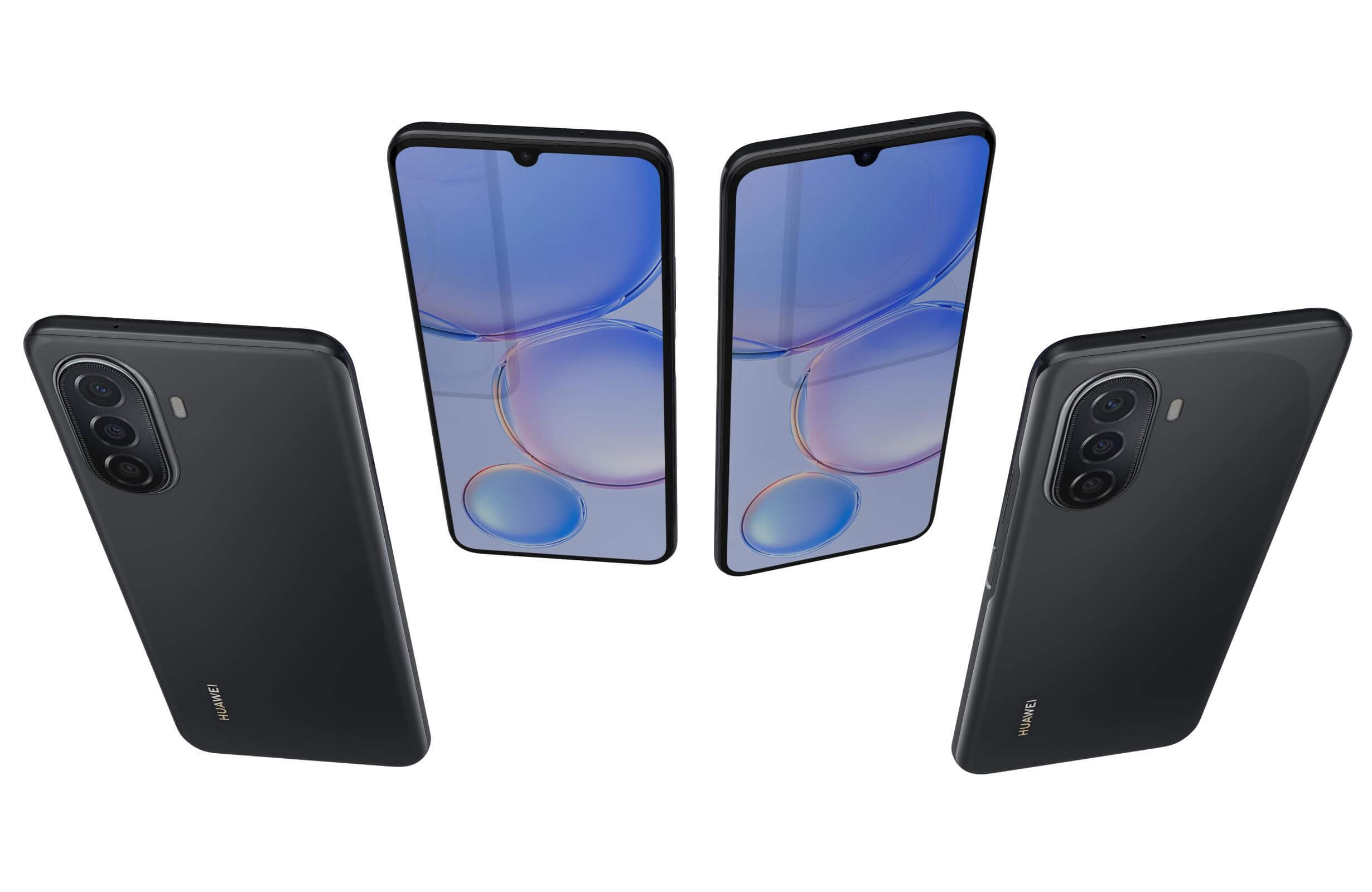 Huawei Nova Y71 Black - 3D Model by Rever_Art