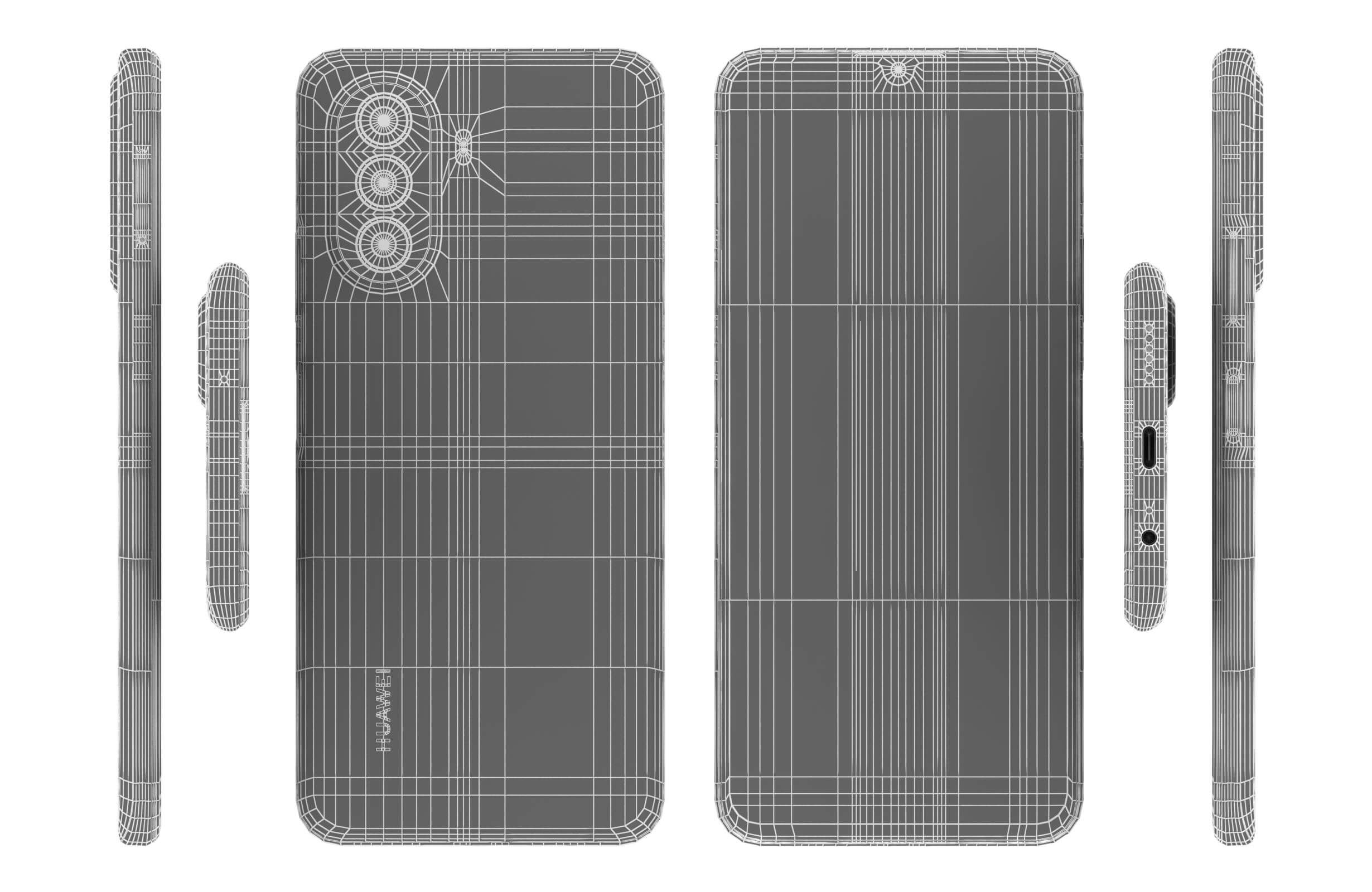 Huawei Nova Y71 Gold - 3D Model by Rever_Art