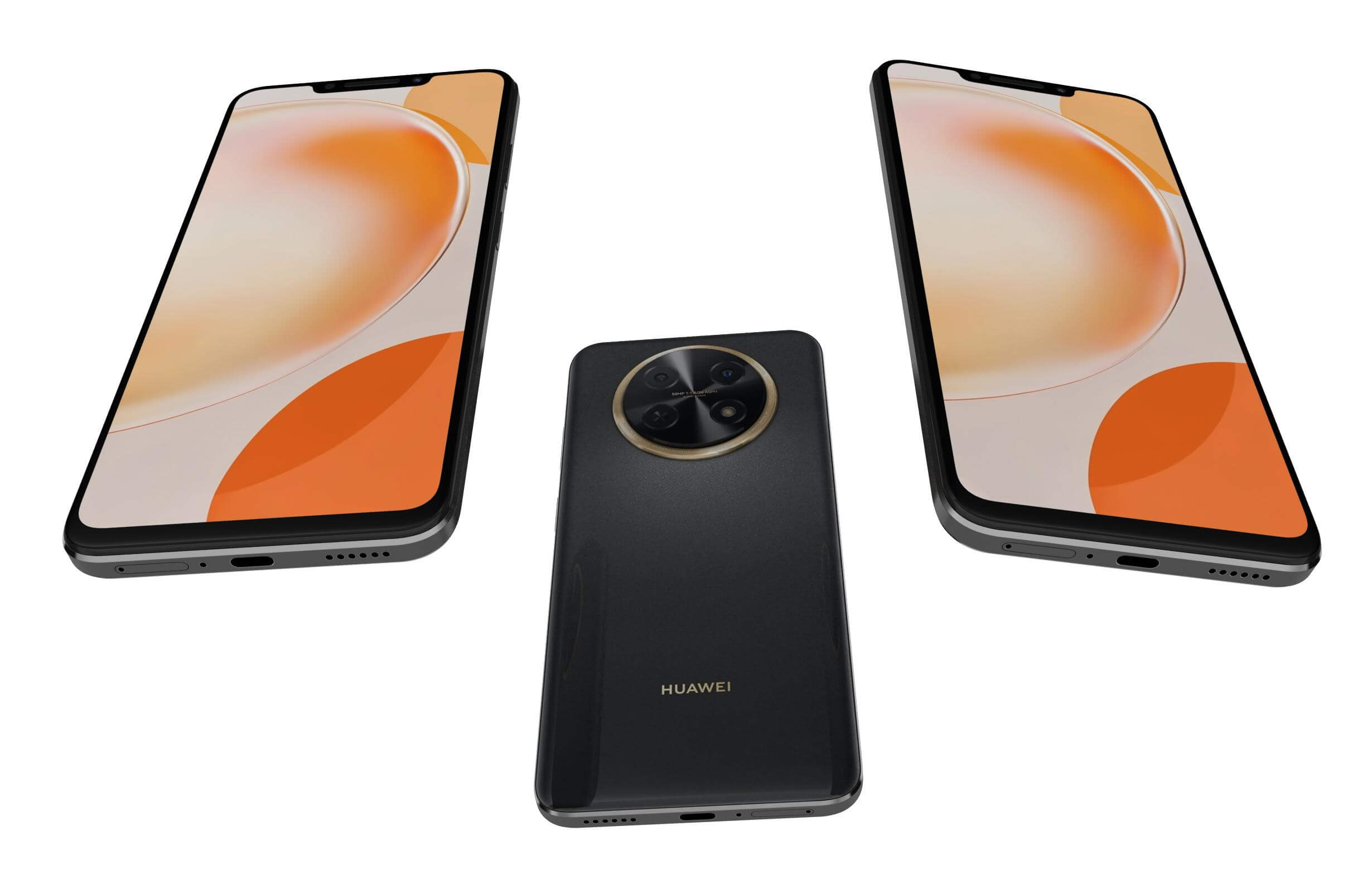Huawei Nova Y91 Black and White - 3D Model by Rever_Art