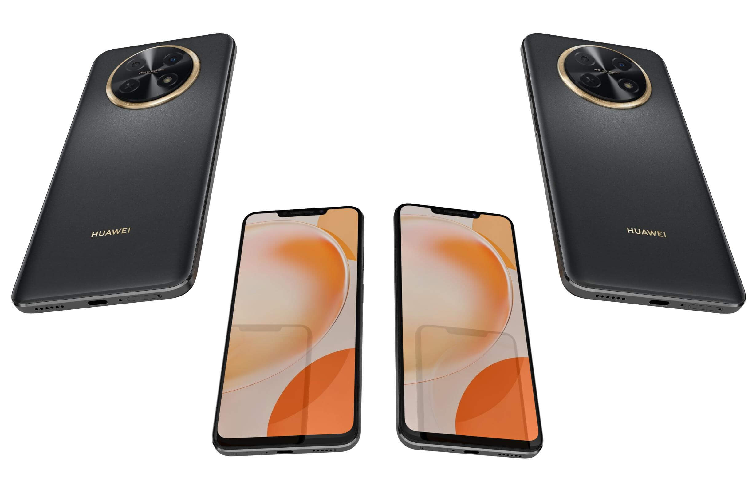 Huawei Nova Y91 Black and White - 3D Model by Rever_Art
