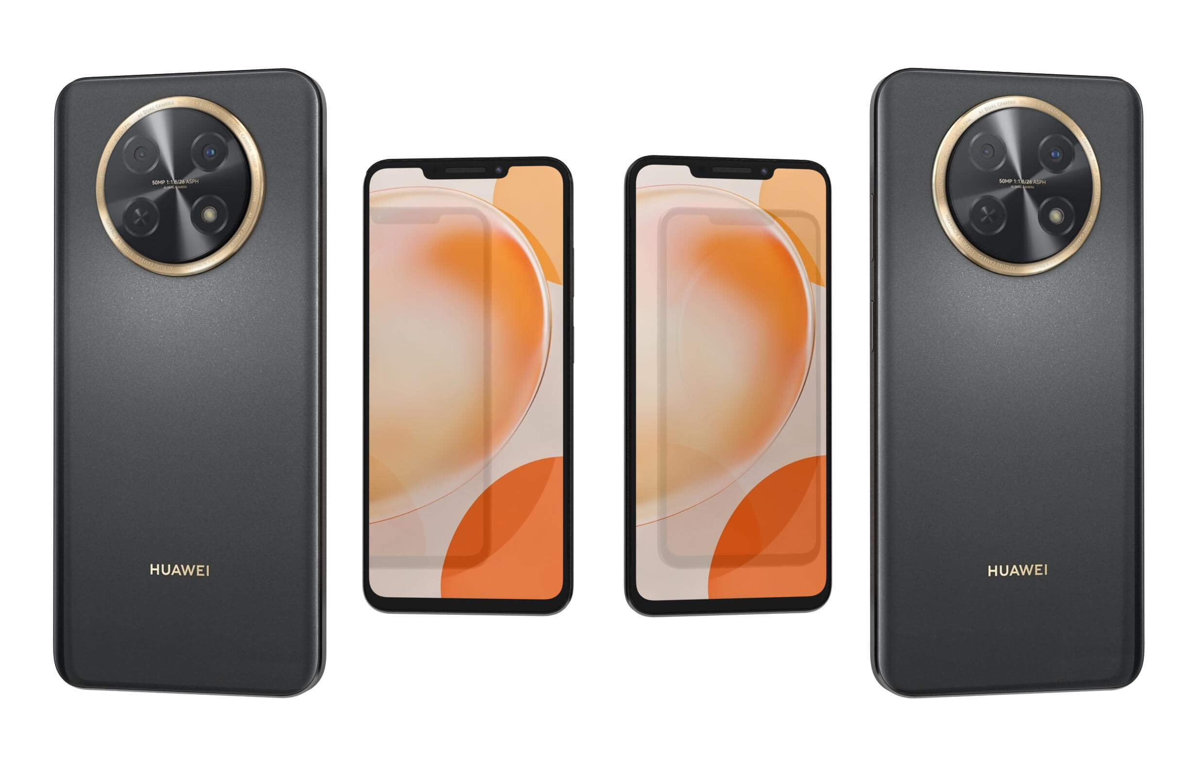 Huawei Nova Y91 Black - 3D Model by Rever_Art