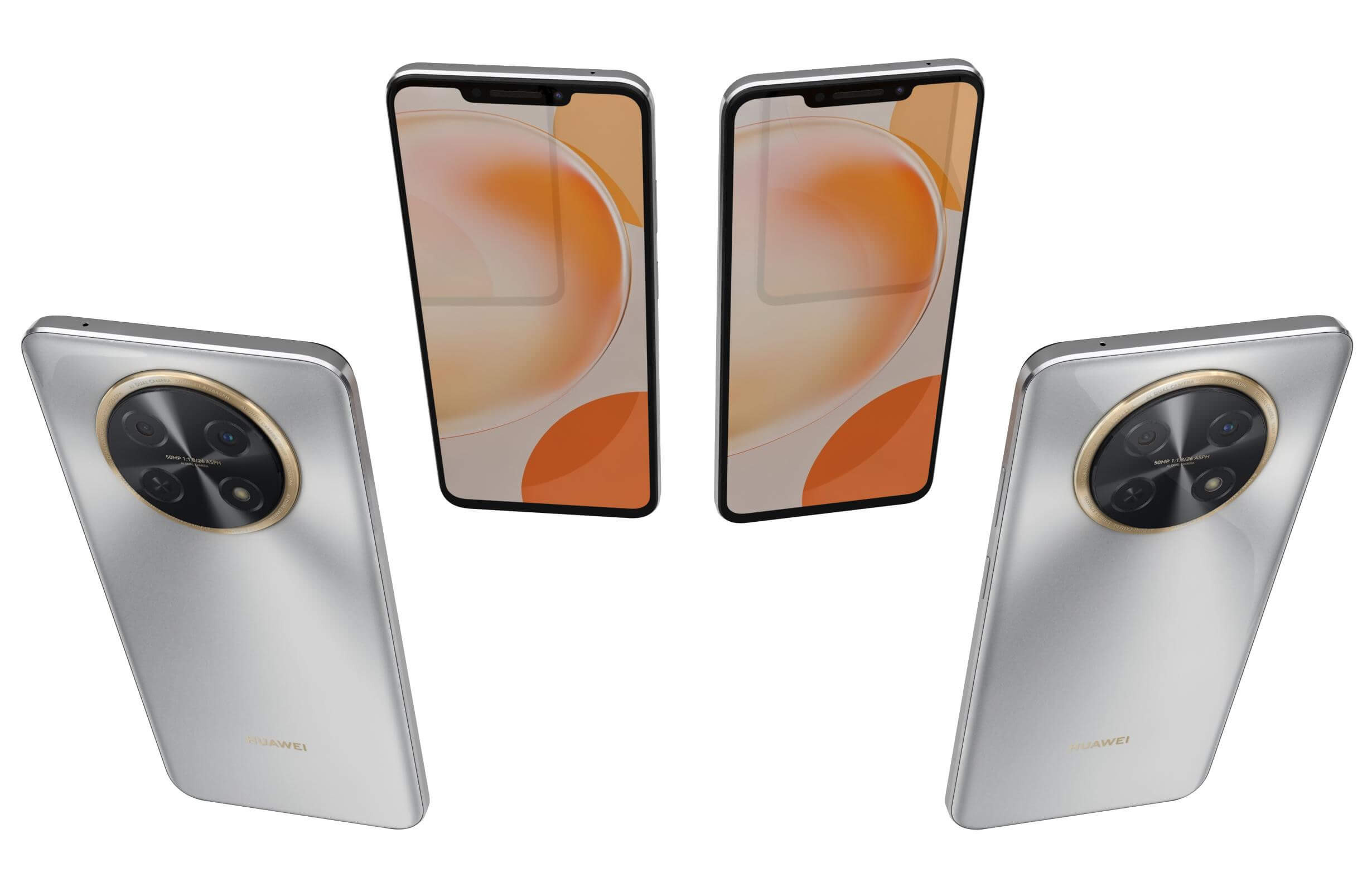 Huawei Nova Y91 White - 3D Model by Rever_Art