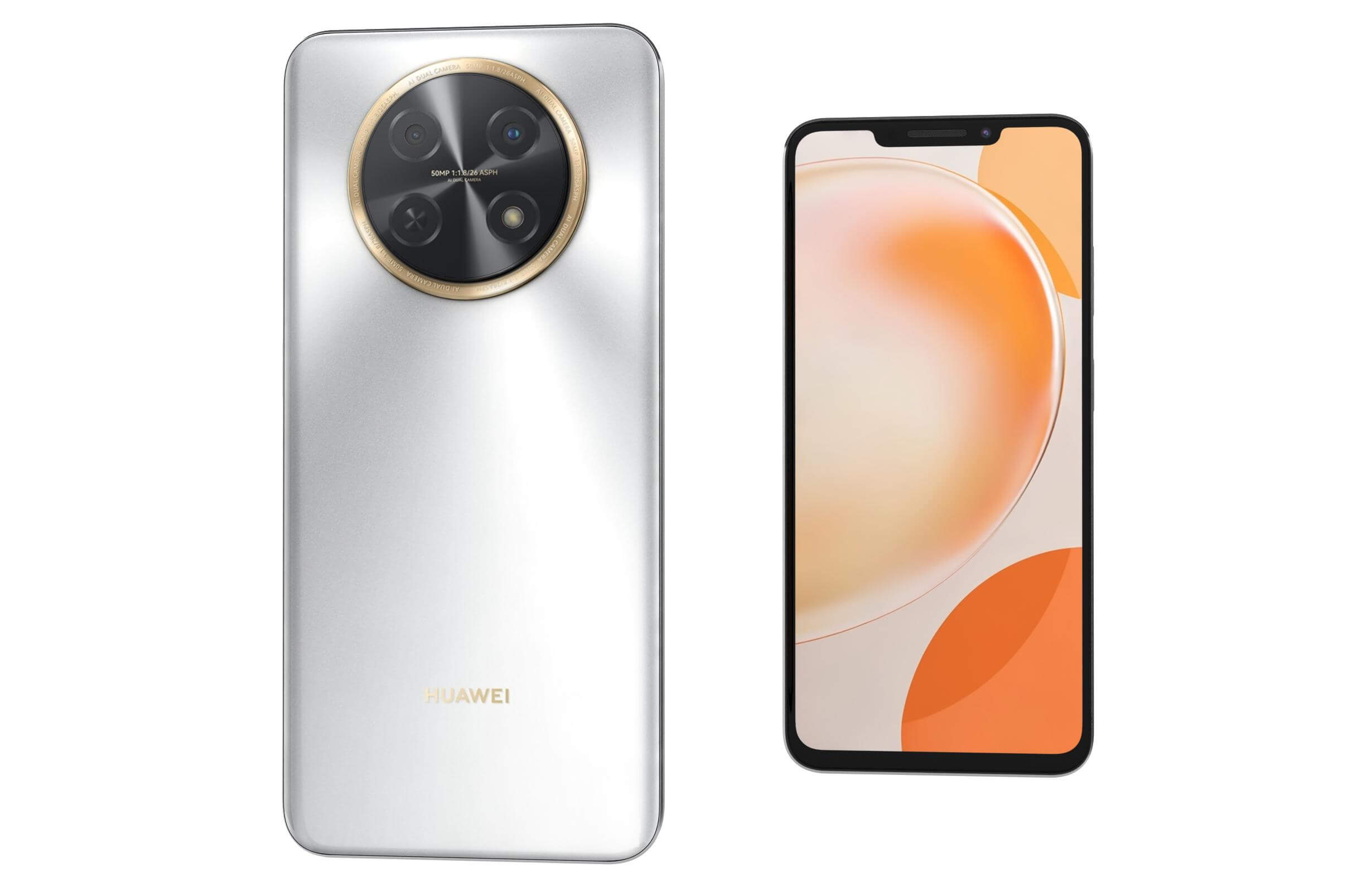 Huawei Nova Y91 White - 3D Model by Rever_Art