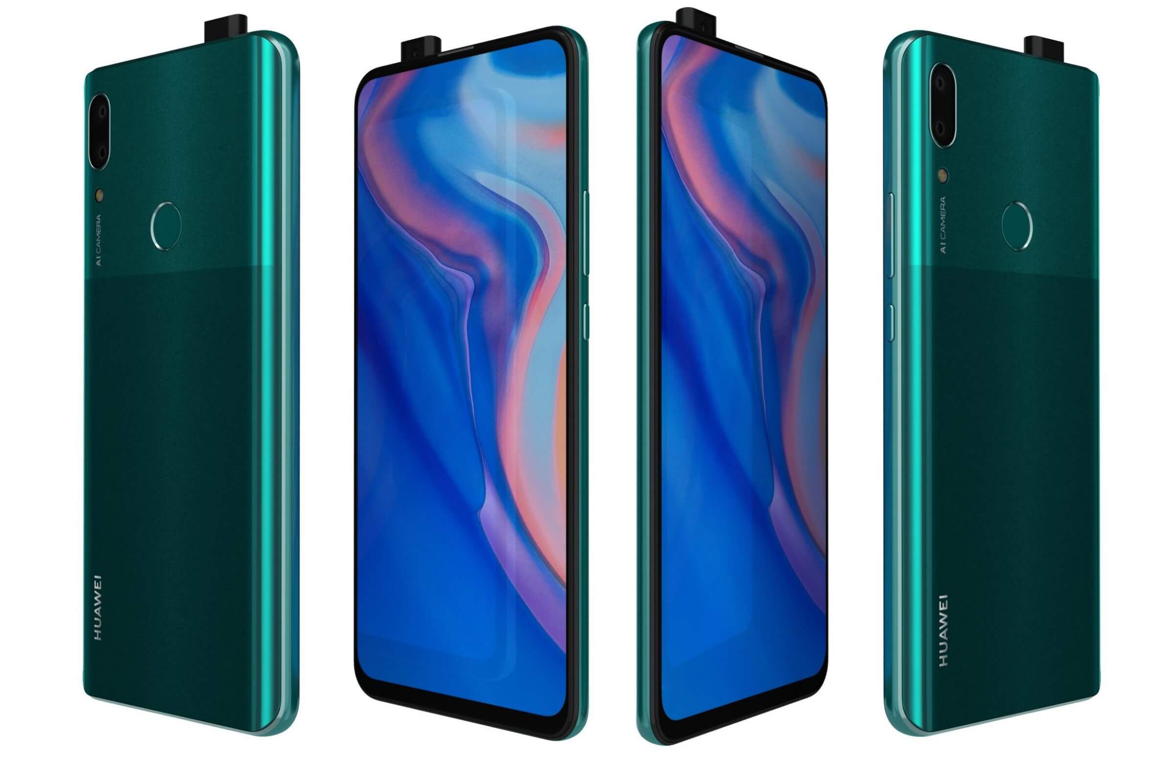 Huawei P Smart Z Emerald Green - 3D Model by Rever_Art