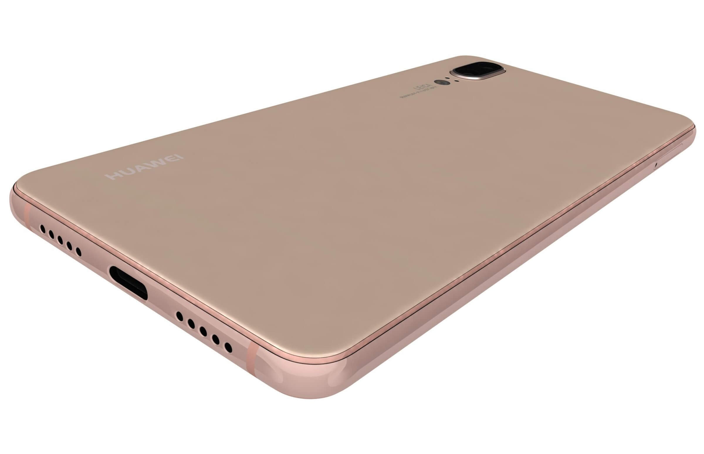 Huawei P20 Pink Gold - 3D Model by Rever_Art