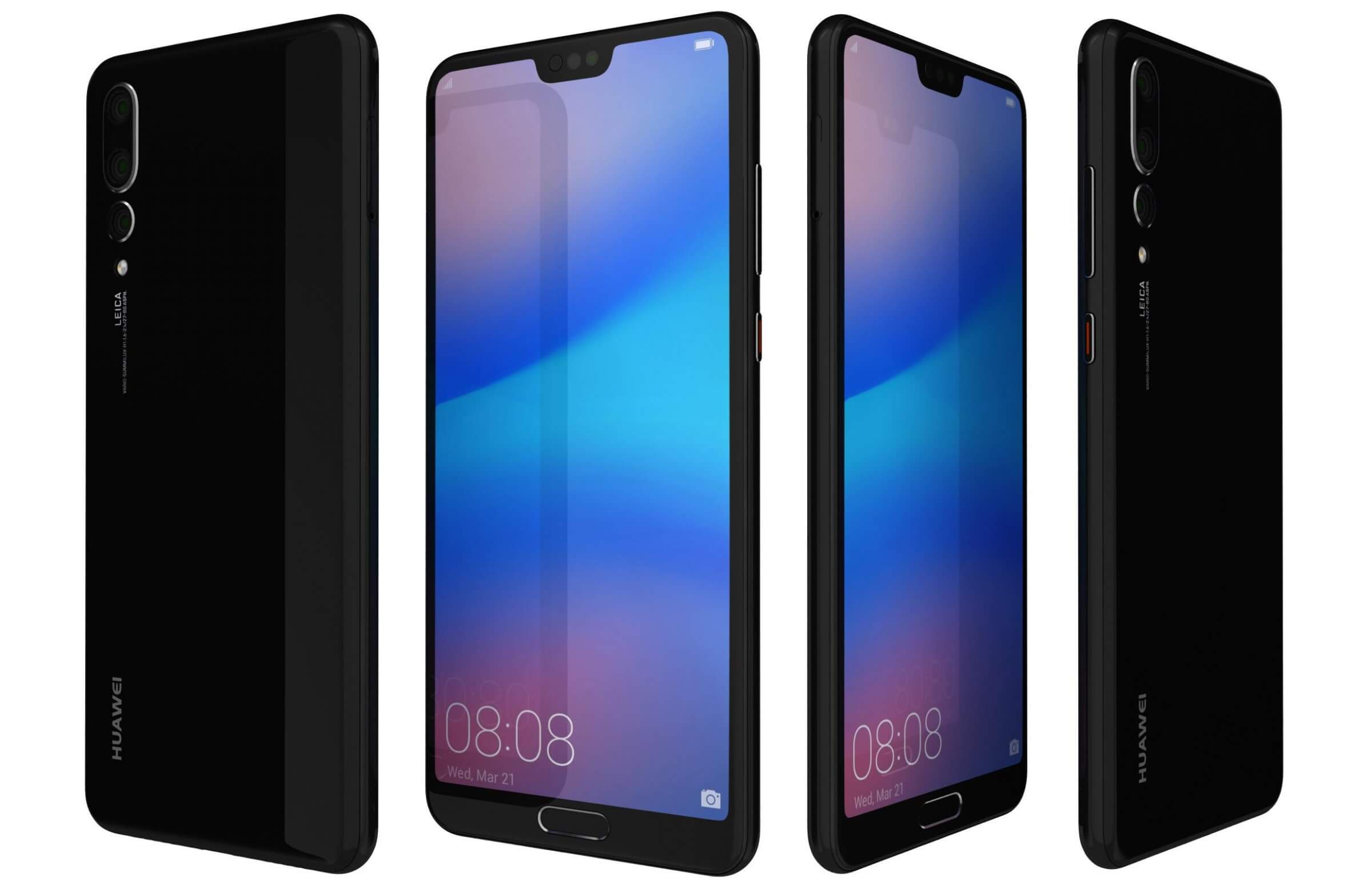 Huawei P20 Pro Black - 3D Model by Rever_Art