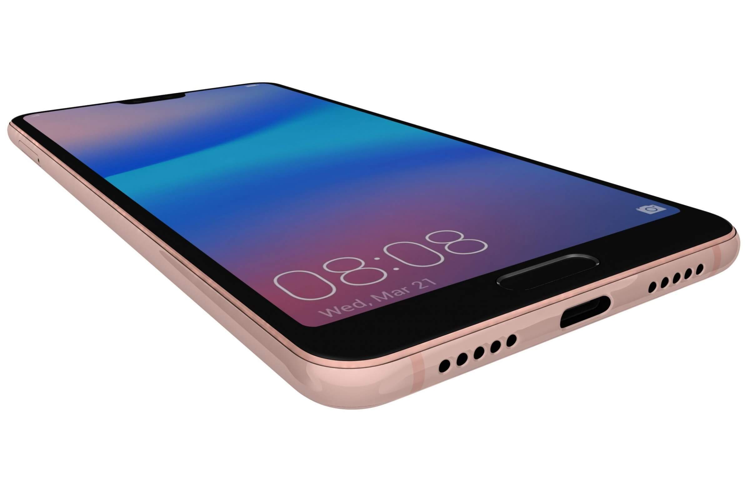 Huawei P20 Pro Pink Gold - 3D Model by Rever_Art