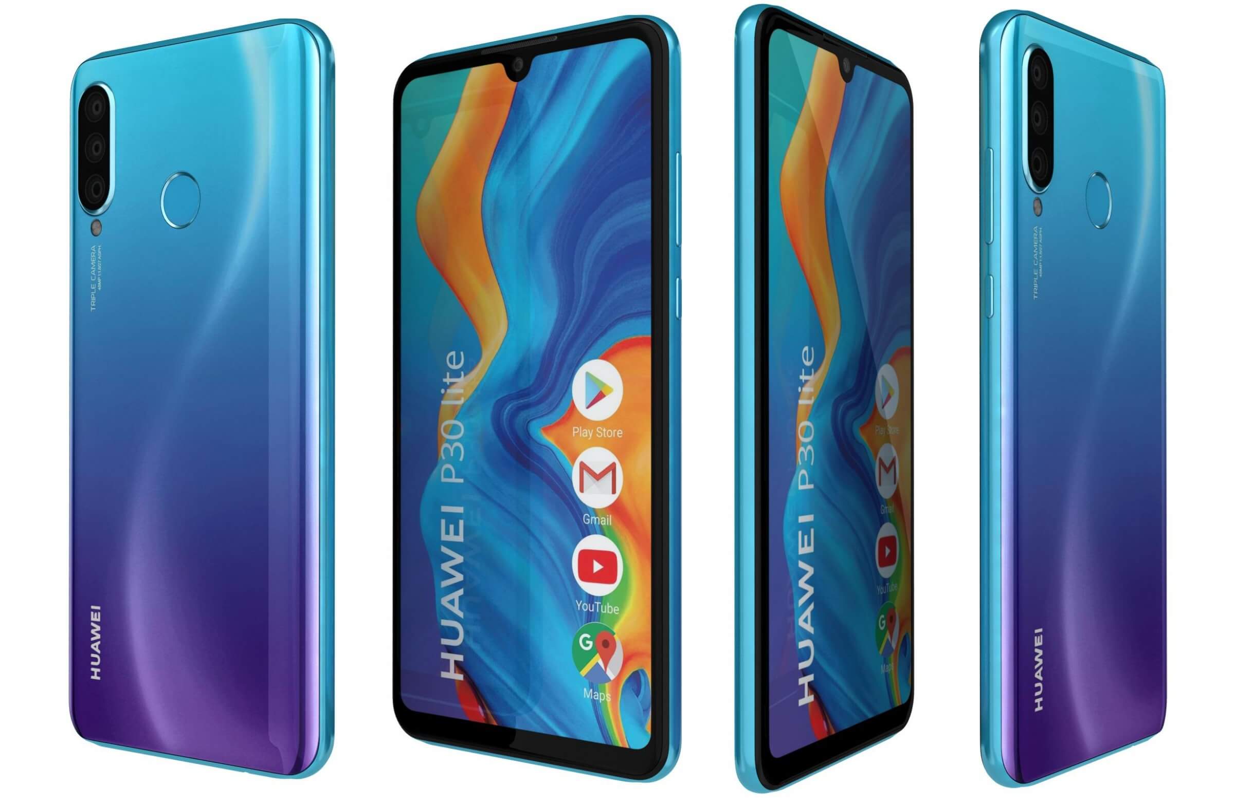 Huawei P30 Lite All Colors - 3D Model by Rever_Art