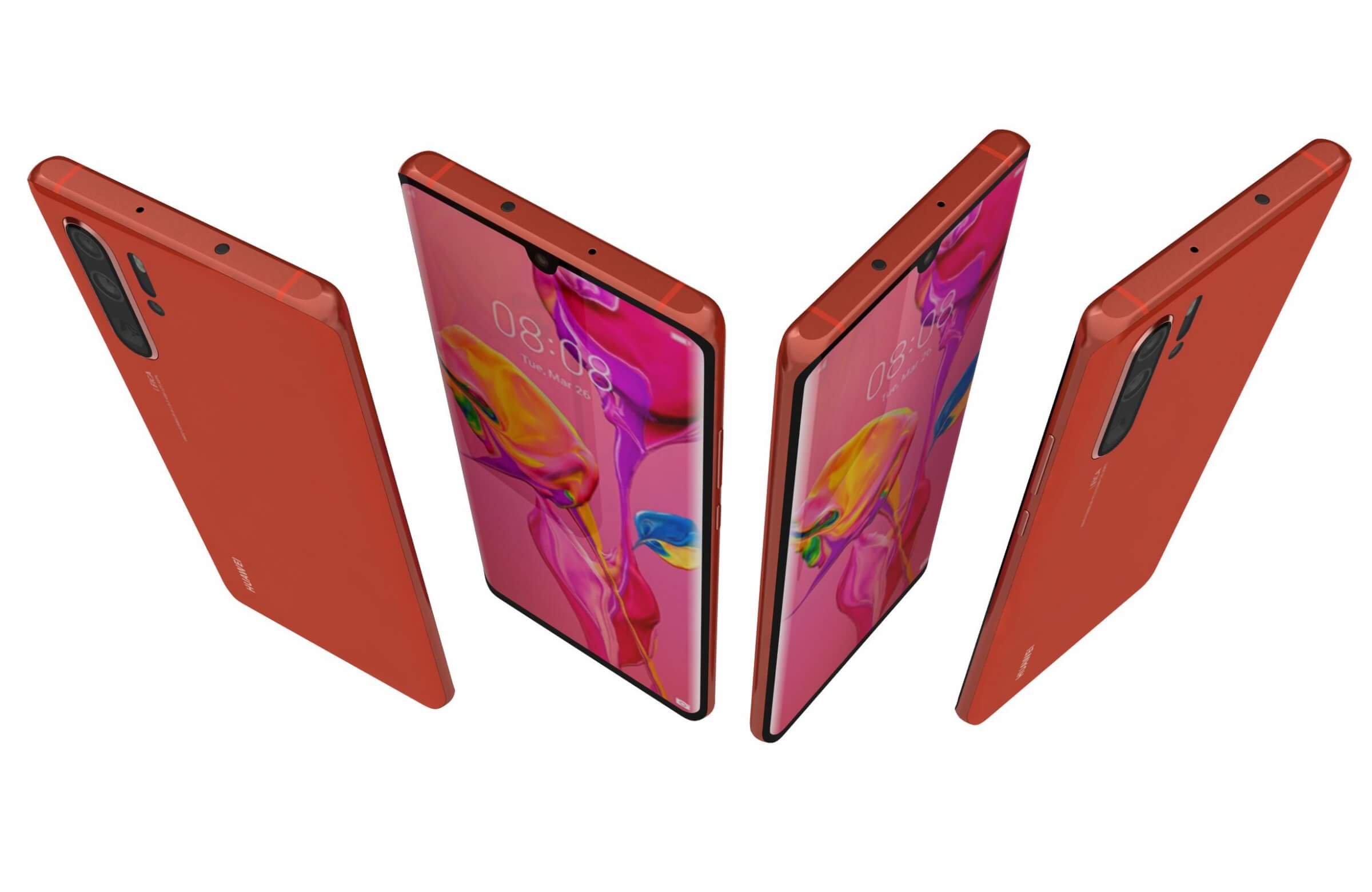 Huawei P30 Pro All Colors - 3D Model by Rever_Art