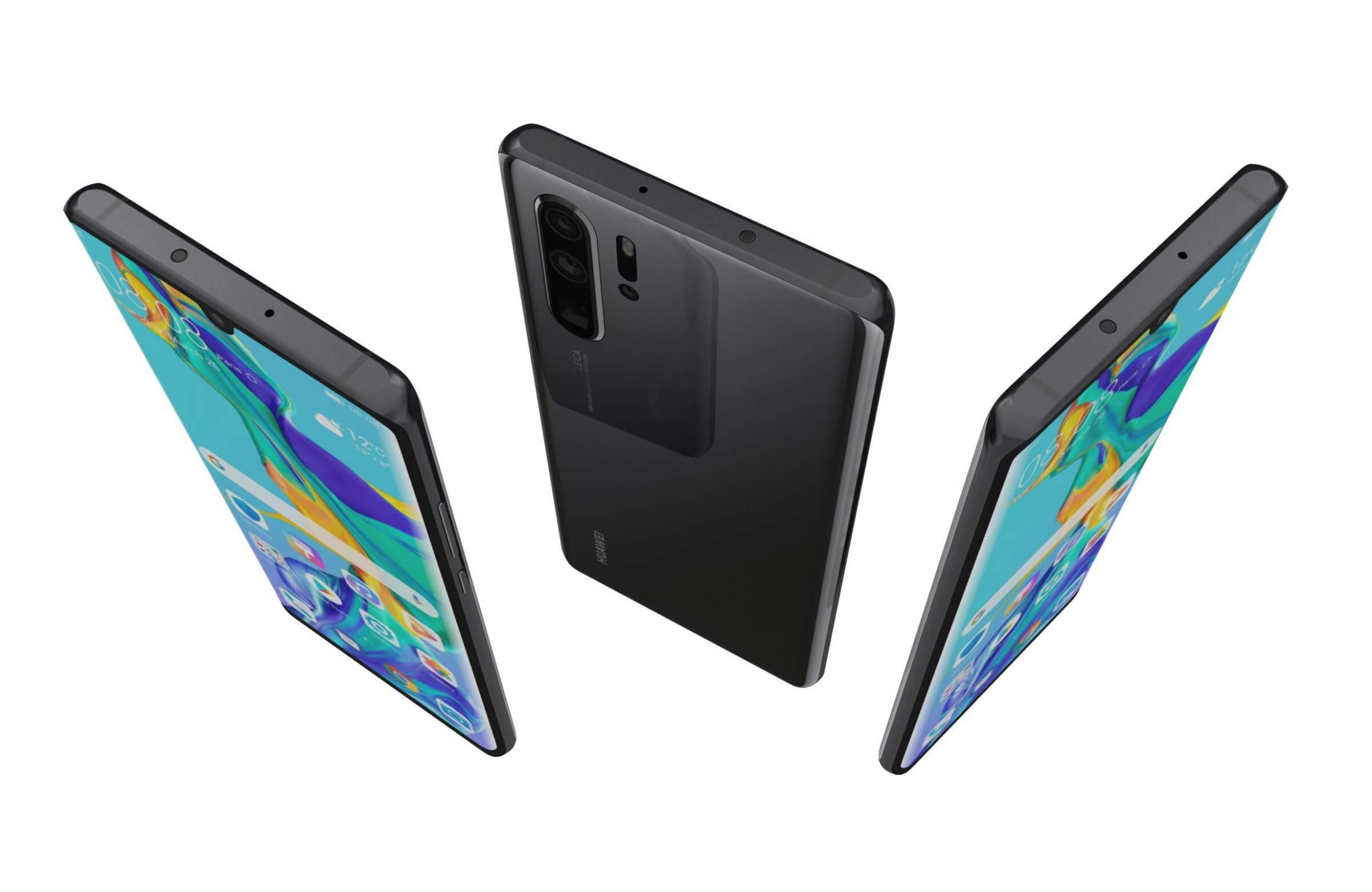 Huawei P30 Pro All Colors - 3D Model by Rever_Art