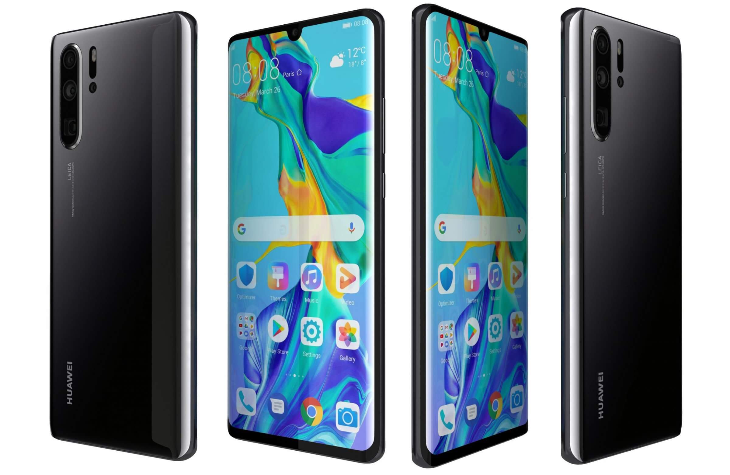 Huawei P30 Pro All Colors - 3D Model by Rever_Art
