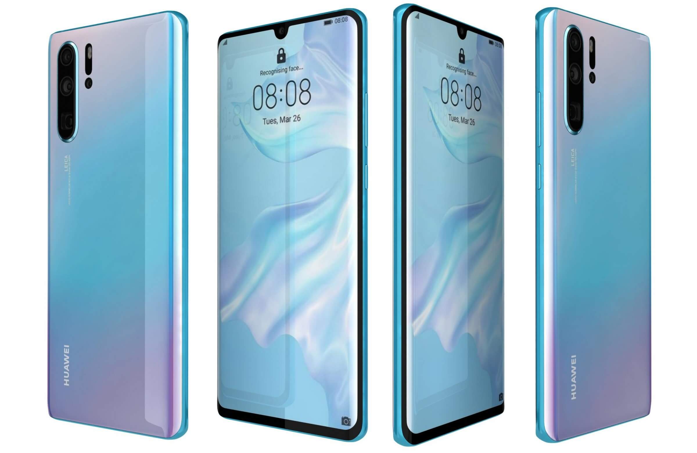 Huawei P30 Pro All Colors - 3D Model by Rever_Art