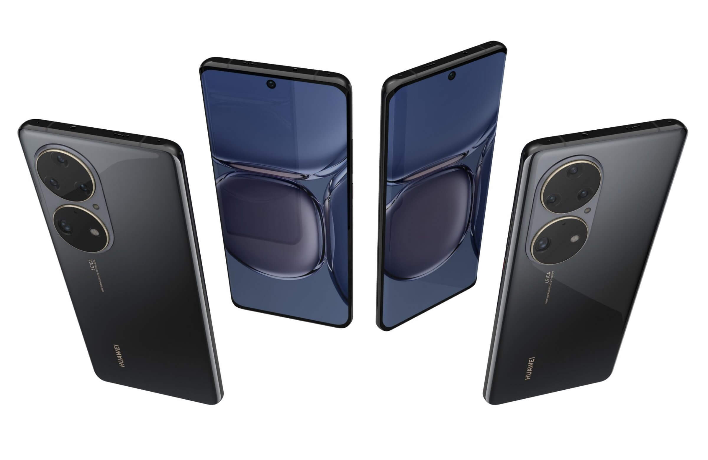 Huawei P50 Pro All Colors - 3D Model by Rever_Art