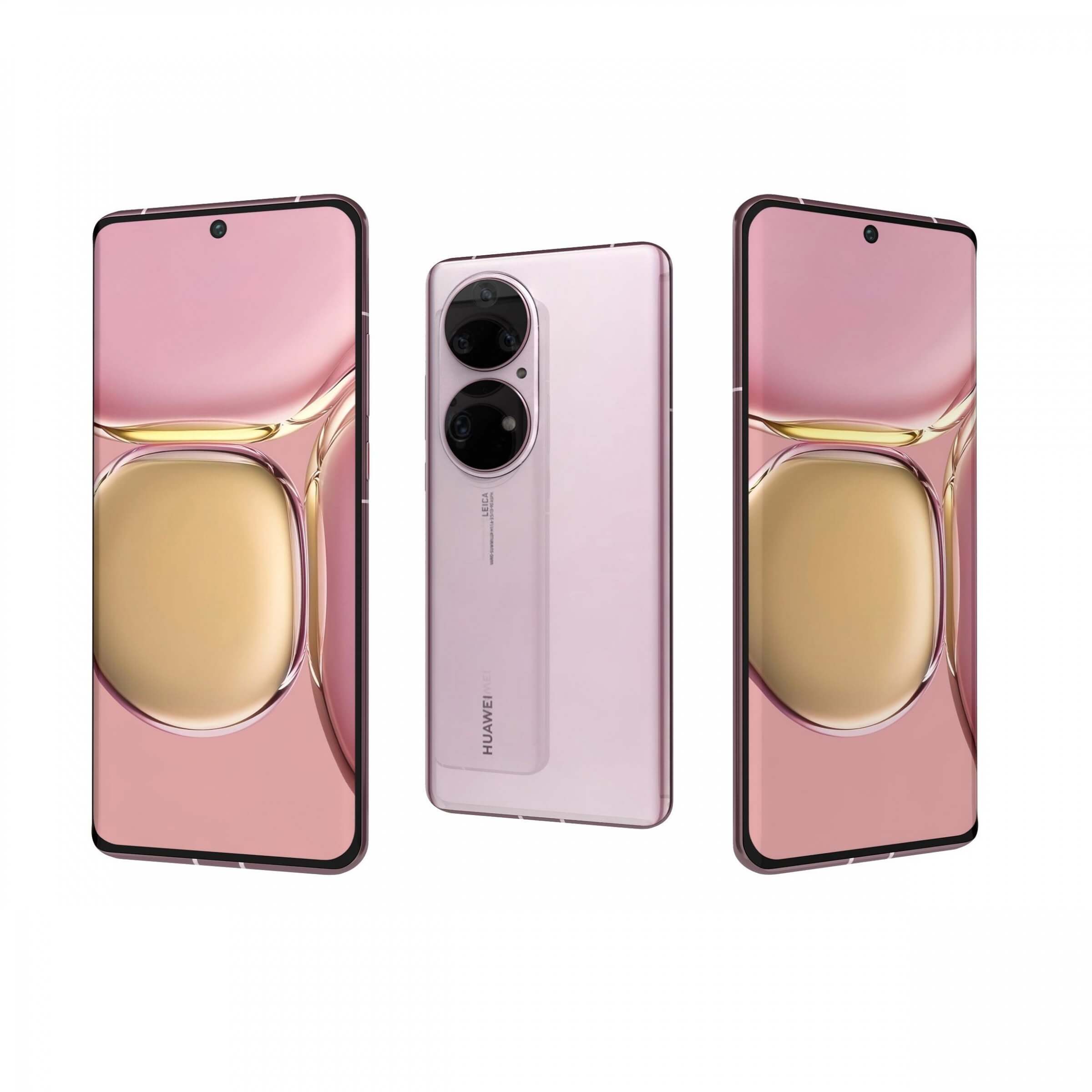 Huawei P50 Pro Charm Pink - 3D Model by Rever_Art