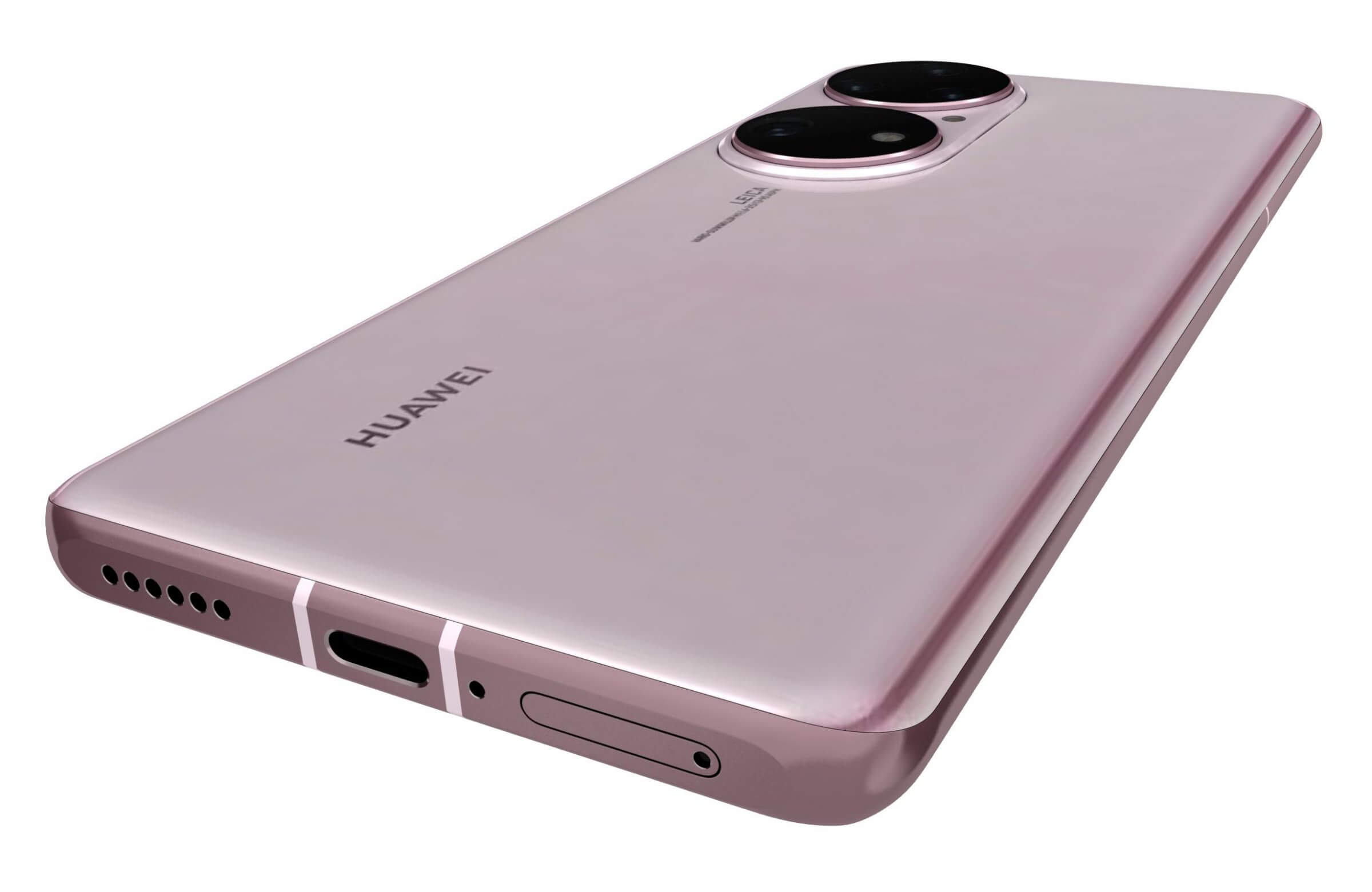 Huawei P50 Pro Charm Pink - 3D Model by Rever_Art