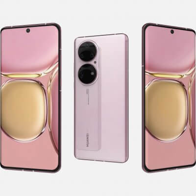 Huawei P50 Pro Charm Pink - 3D Model by Rever_Art