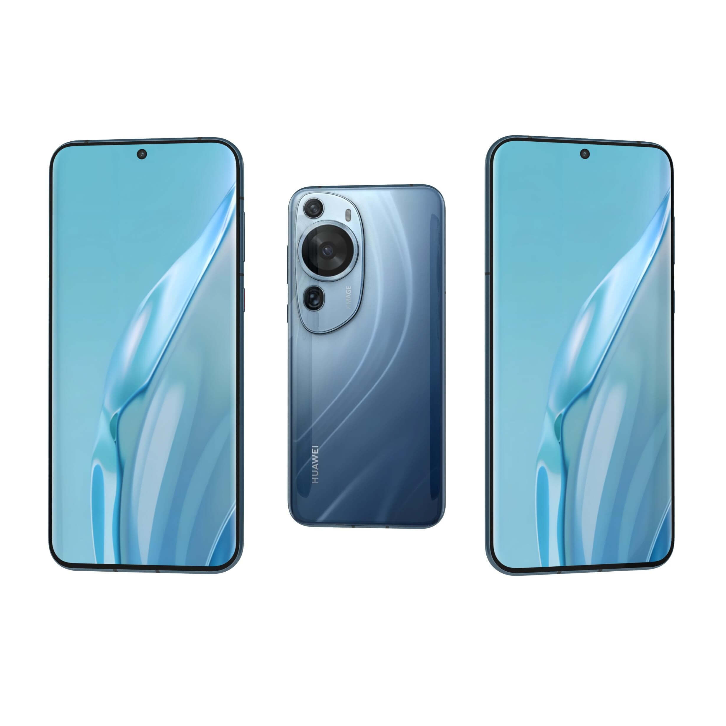 Huawei P60 Art Blue - 3D Model by Rever_Art