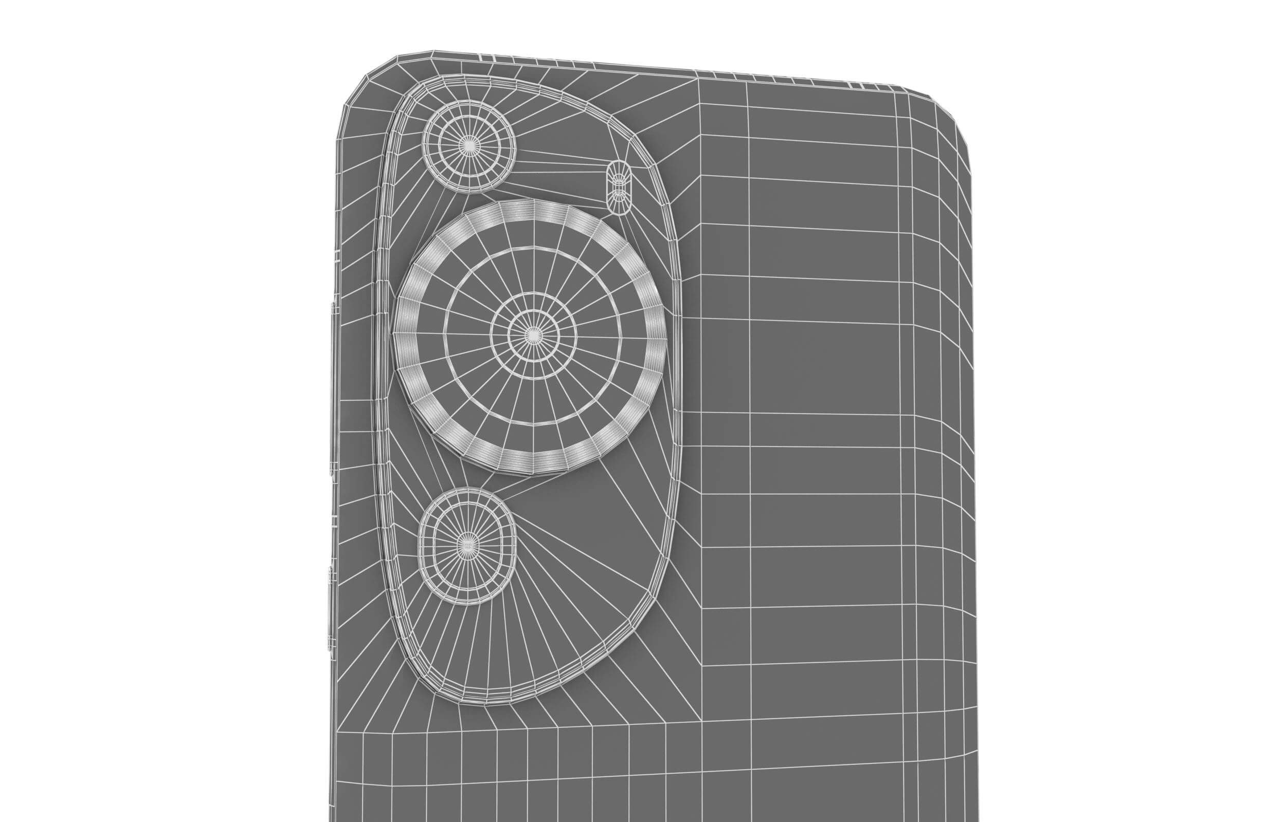 Huawei P60 Art Brown and Blue - 3D Model by Rever_Art