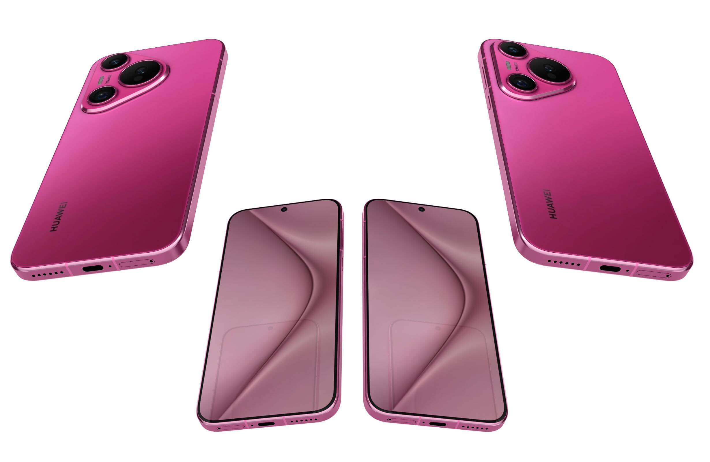 Huawei Pura 70 Pink - 3D Model by Rever_Art
