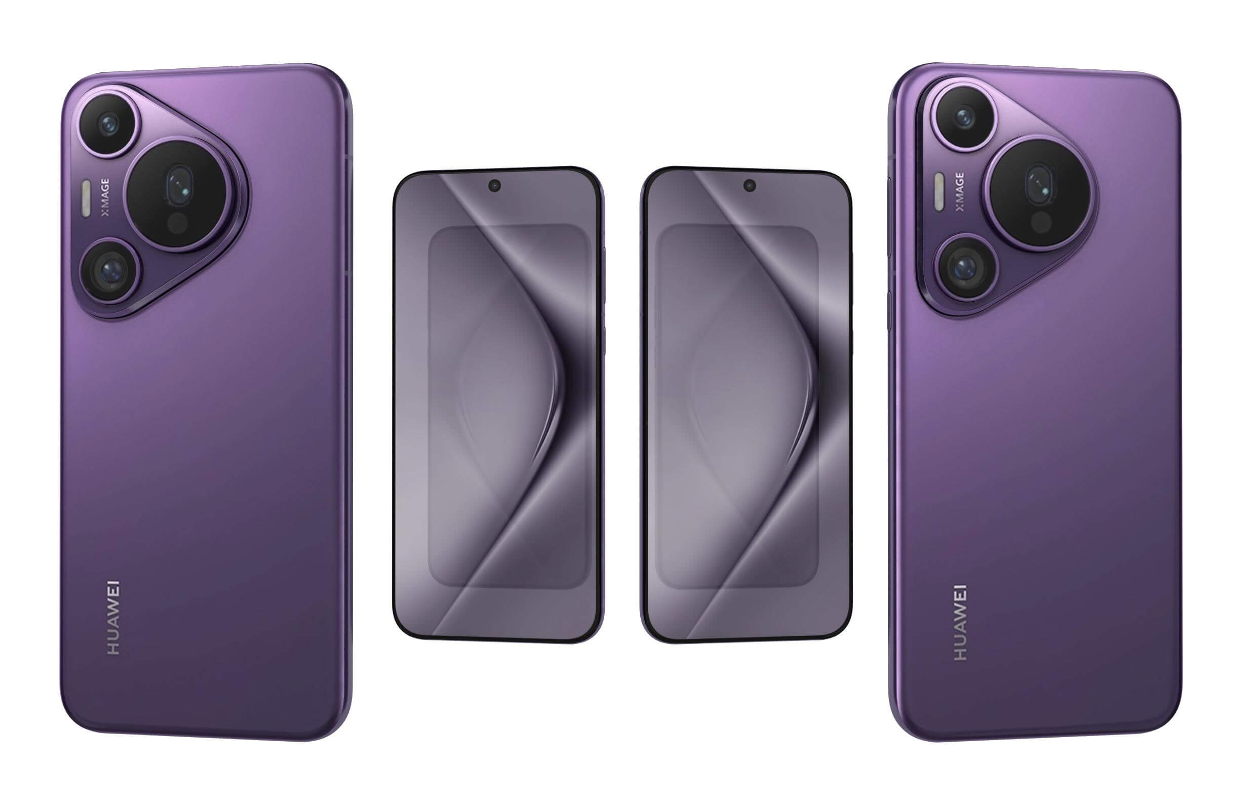 Huawei Pura 70 Pro Purple - 3D Model by Rever_Art