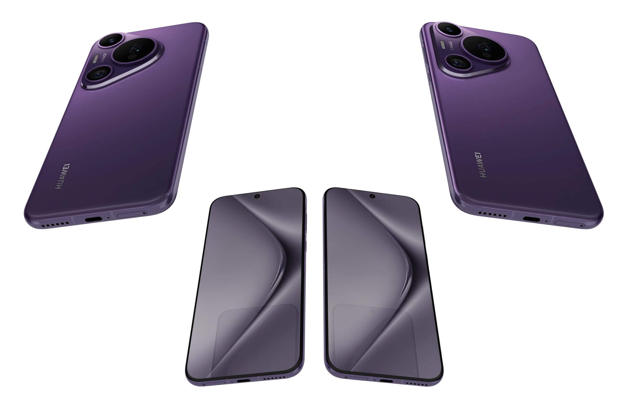 Huawei Pura 70 Pro Purple - 3D Model by Rever_Art