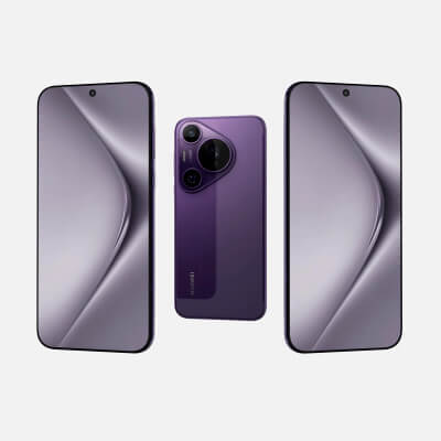Huawei Pura 70 Pro Purple - 3D Model by Rever_Art