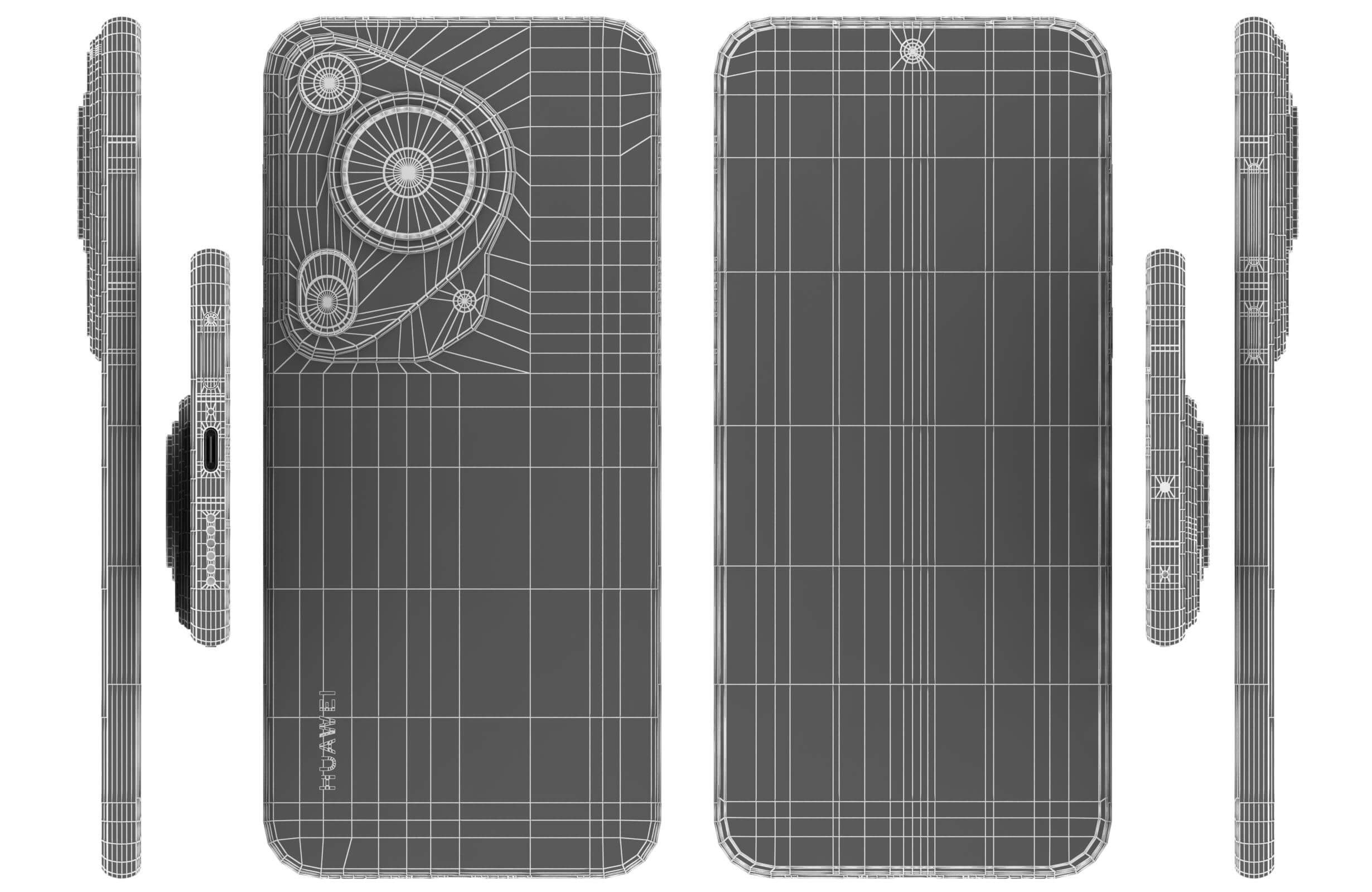 Huawei Pura 70 Ultra White - 3D Model by Rever_Art
