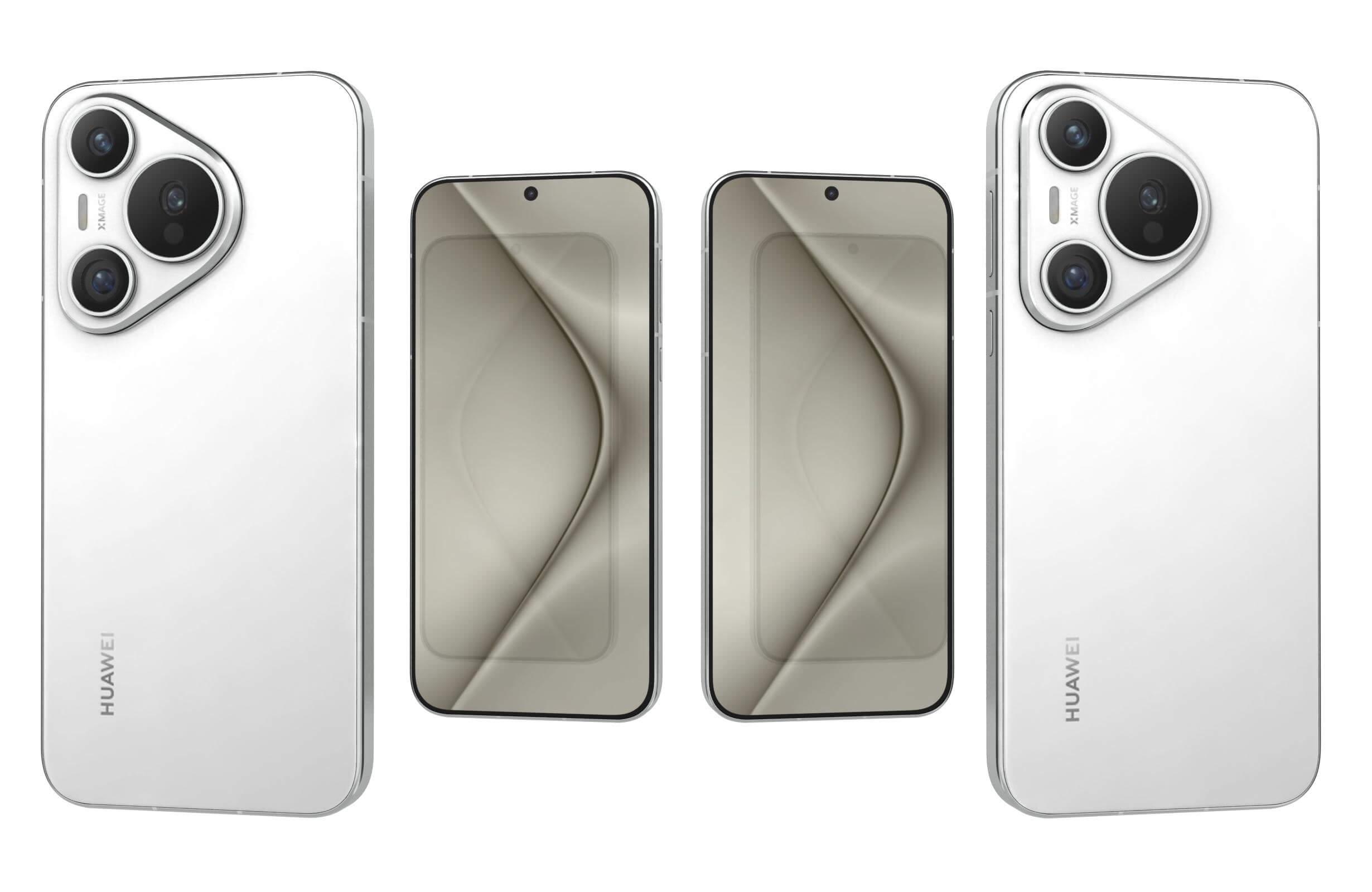 Huawei Pura 70 White - 3D Model by Rever_Art