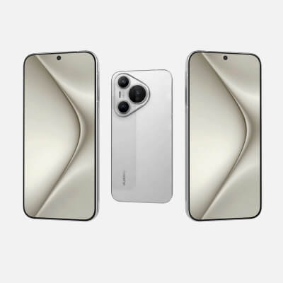 Huawei Pura 70 White - 3D Model by Rever_Art