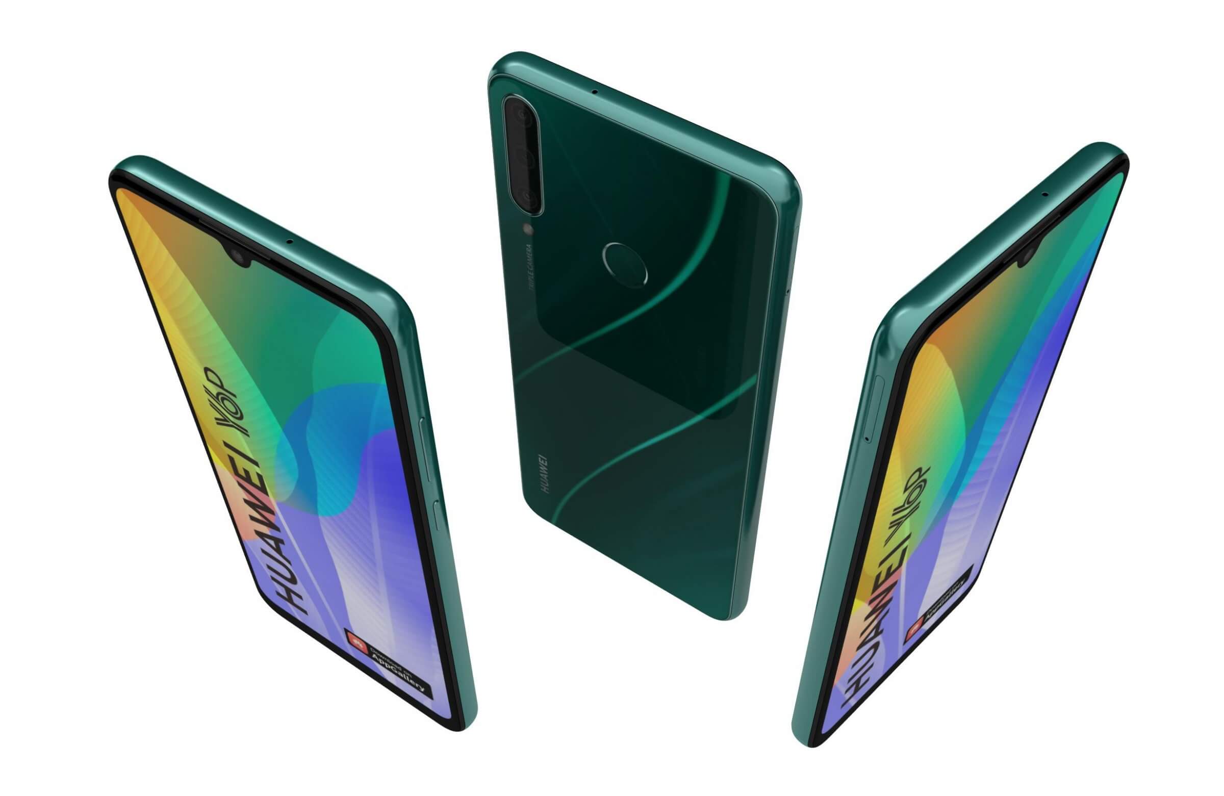 Huawei Y6P Emerald Green - 3D Model by Rever_Art