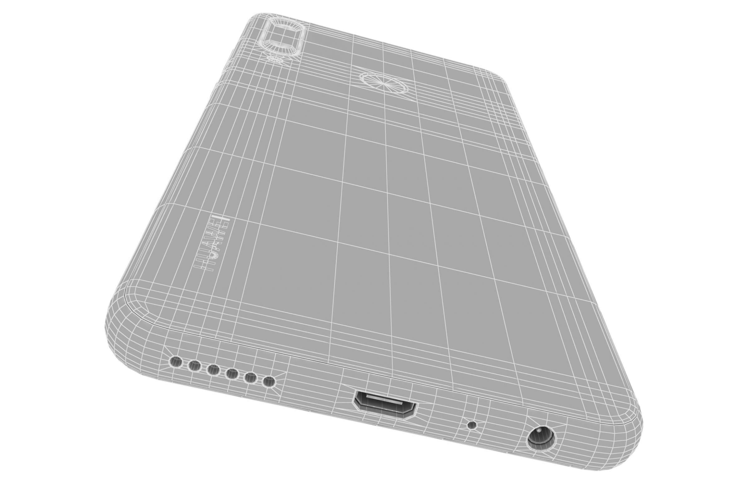 Huawei Y6P Emerald Green - 3D Model by Rever_Art