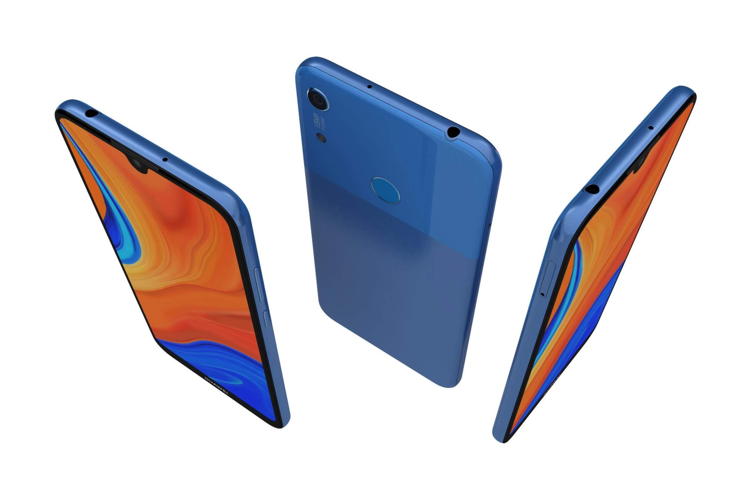 Huawei Y6s Blue - 3D Model by Rever_Art