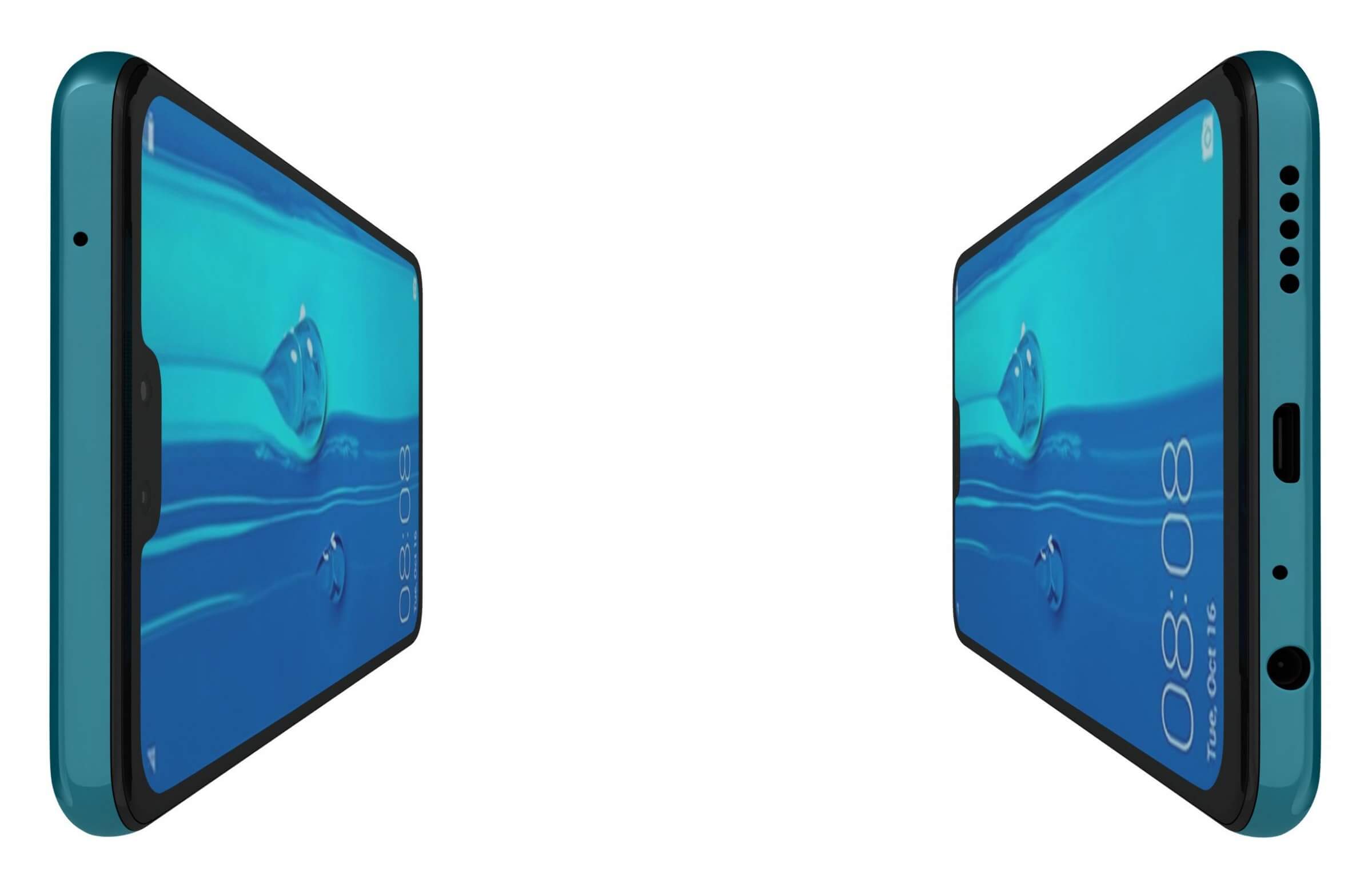 Huawei Y9 2019 Blue - 3D Model by Rever_Art