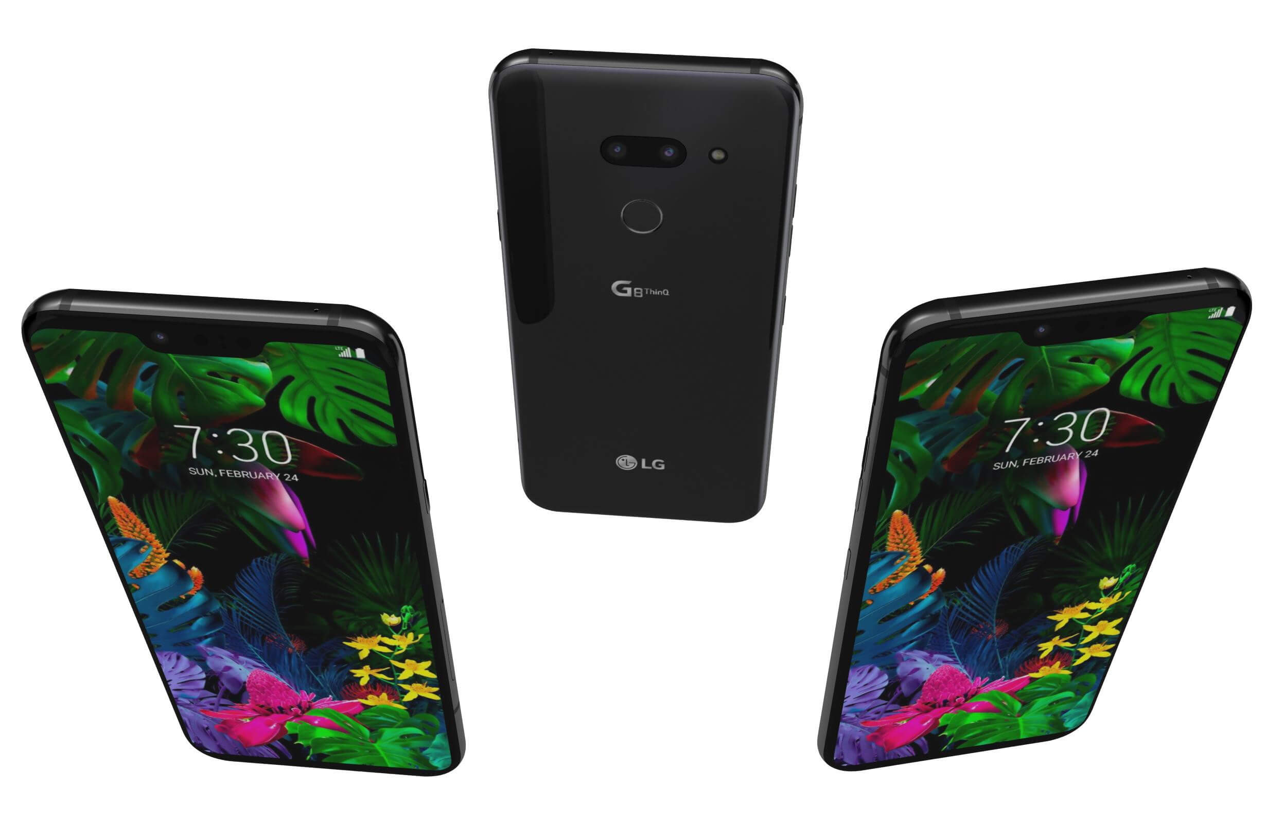 LG G8 ThinQ Black - 3D Model by Rever_Art