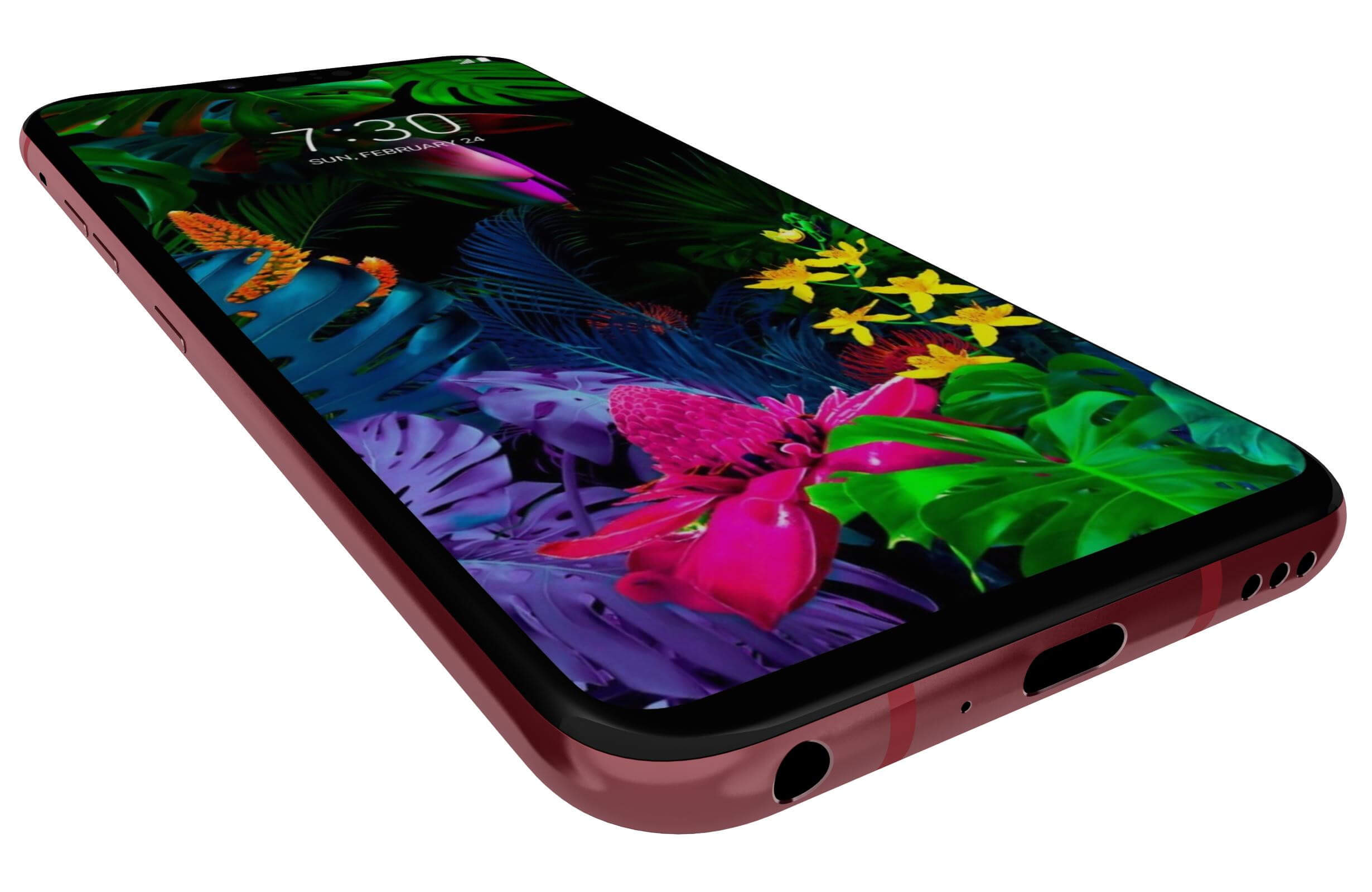 LG G8 ThinQ Red - 3D Model by Rever_Art