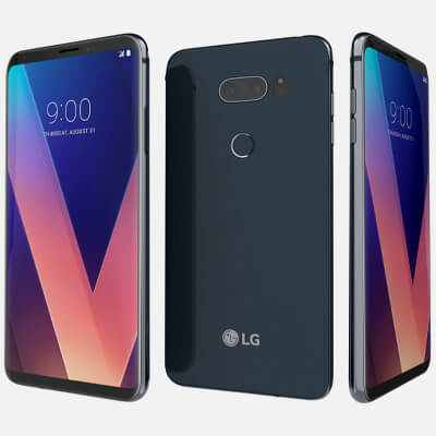 LG V30 Moroccan Blue - 3D Model by Rever_Art