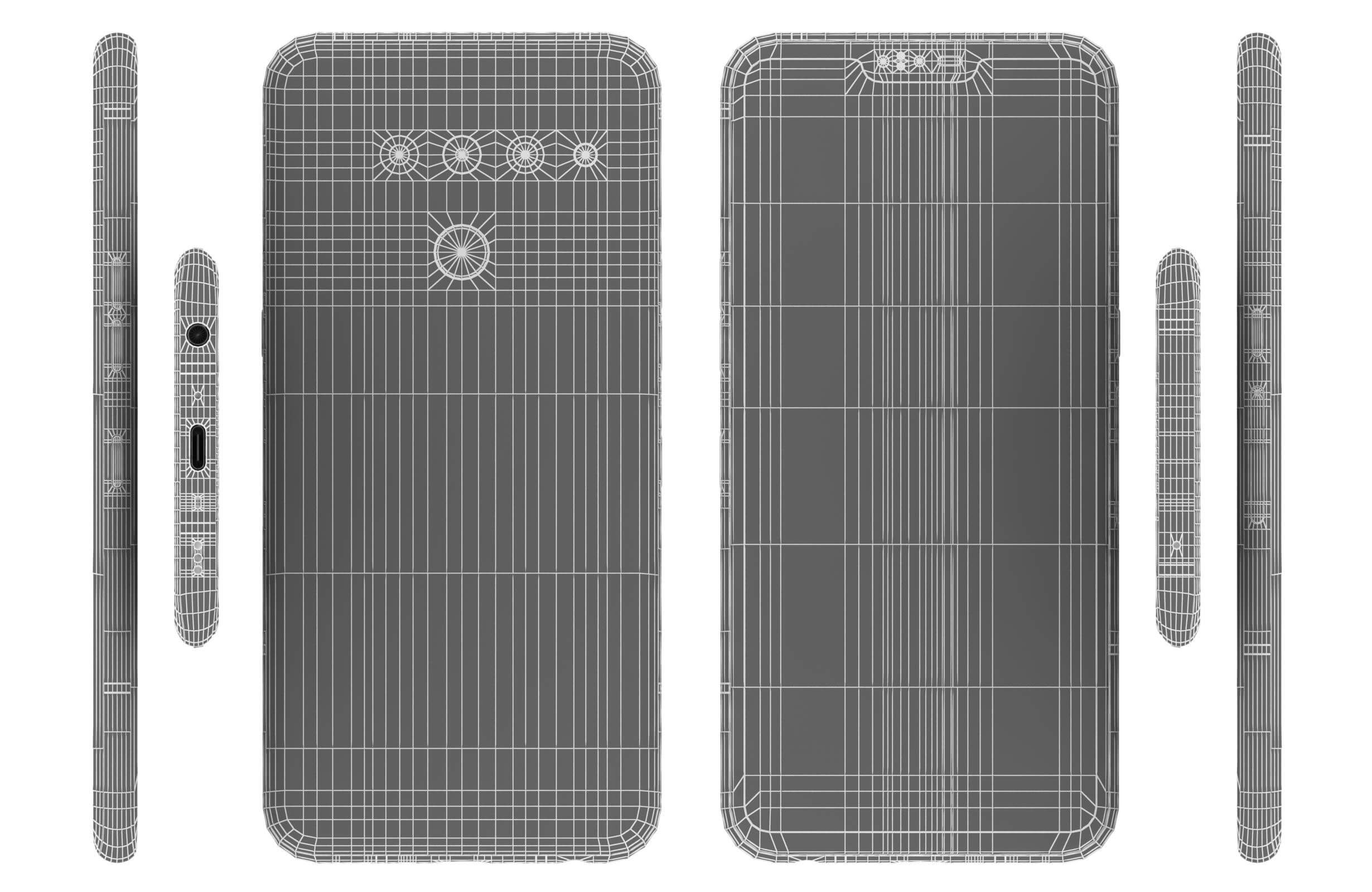 LG V50 ThinQ 5G - 3D Model by Rever_Art