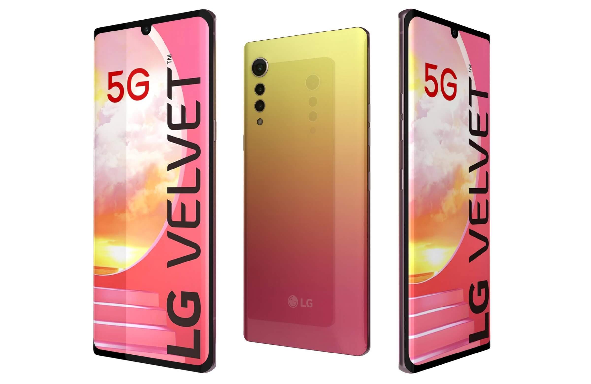 LG Velvet All Colors - 3D Model by Rever_Art