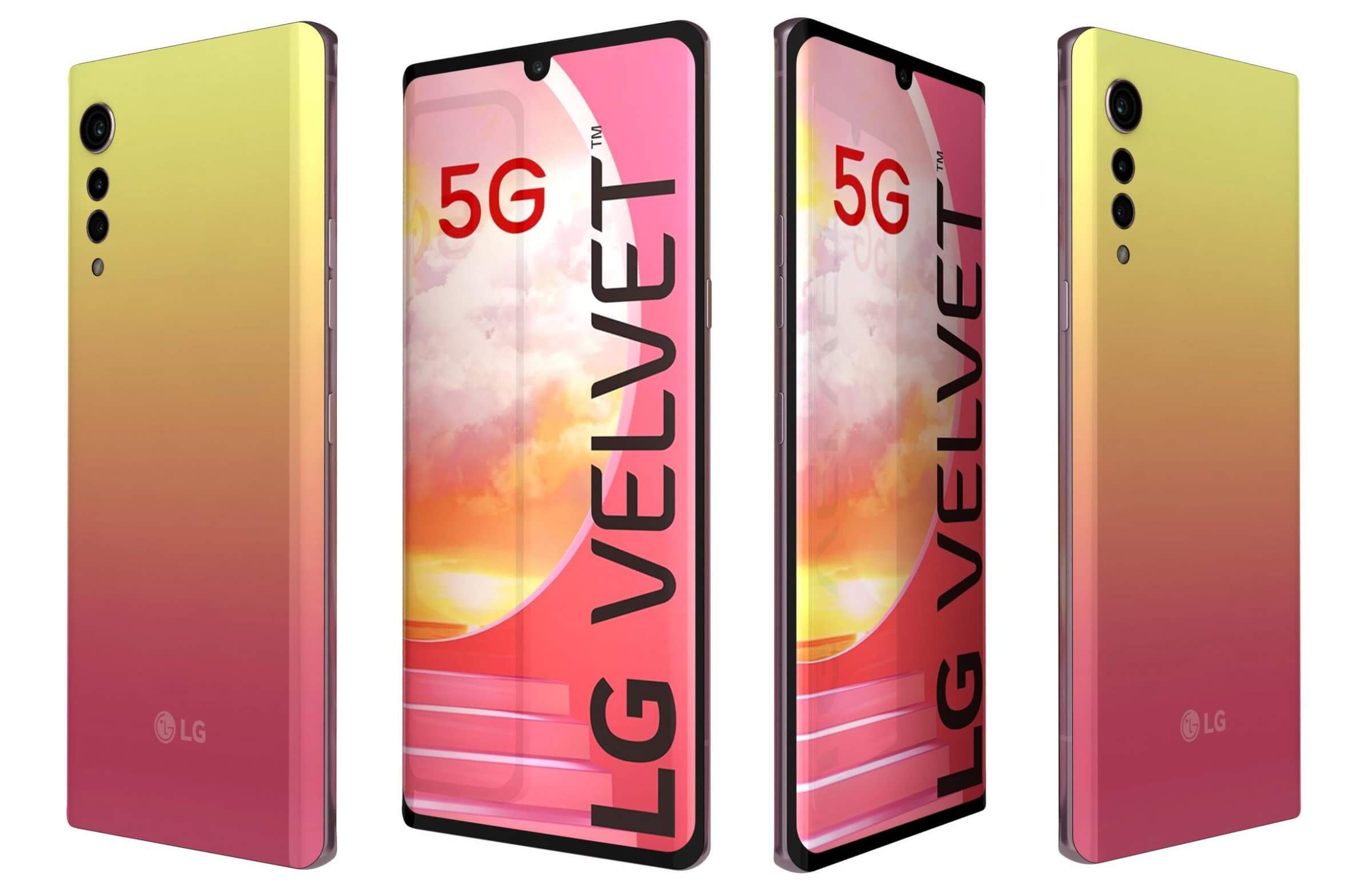 LG Velvet All Colors - 3D Model by Rever_Art