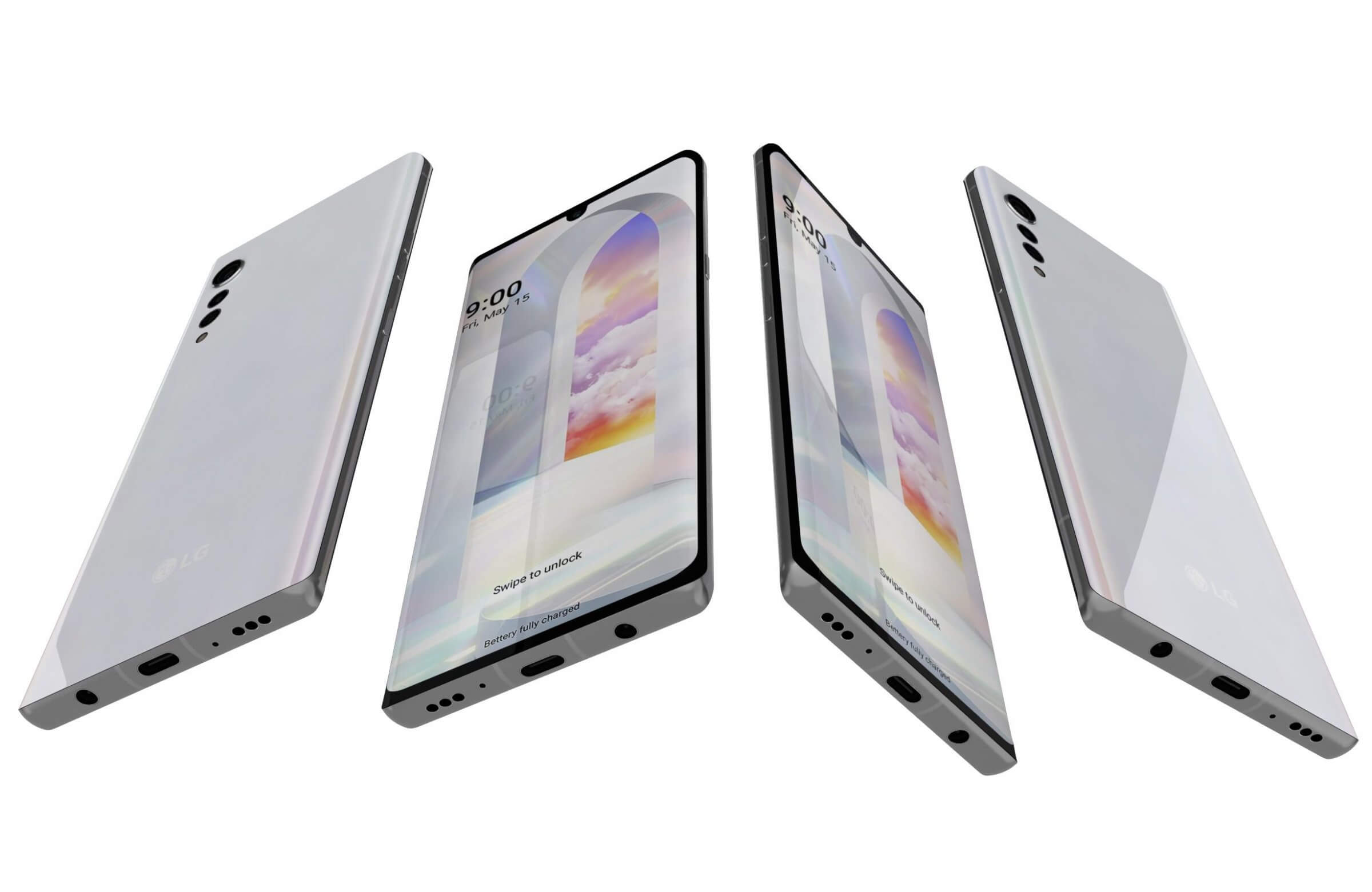 LG Velvet All Colors - 3D Model by Rever_Art