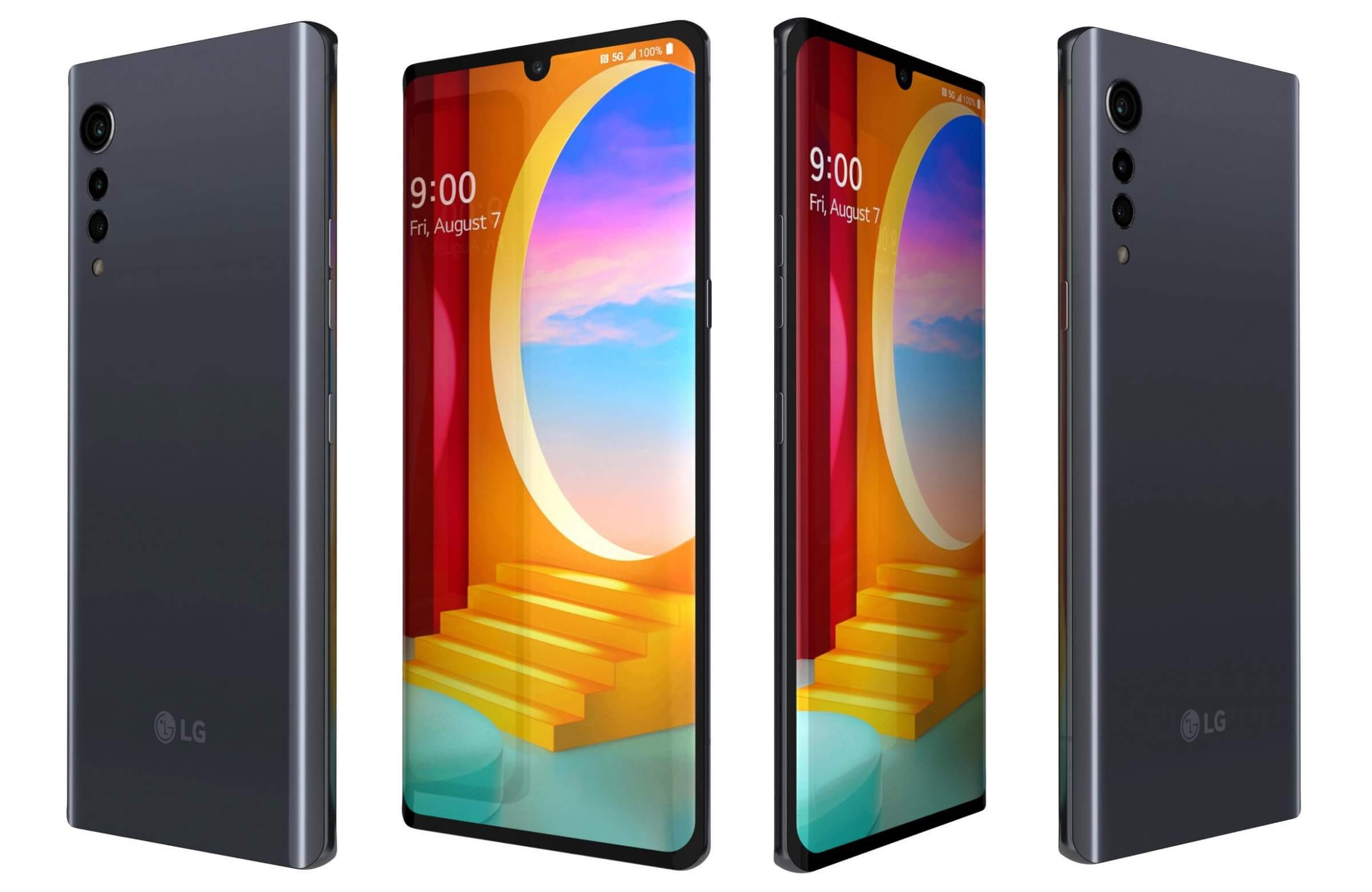 LG Velvet Aurora Gray - 3D Model by Rever_Art